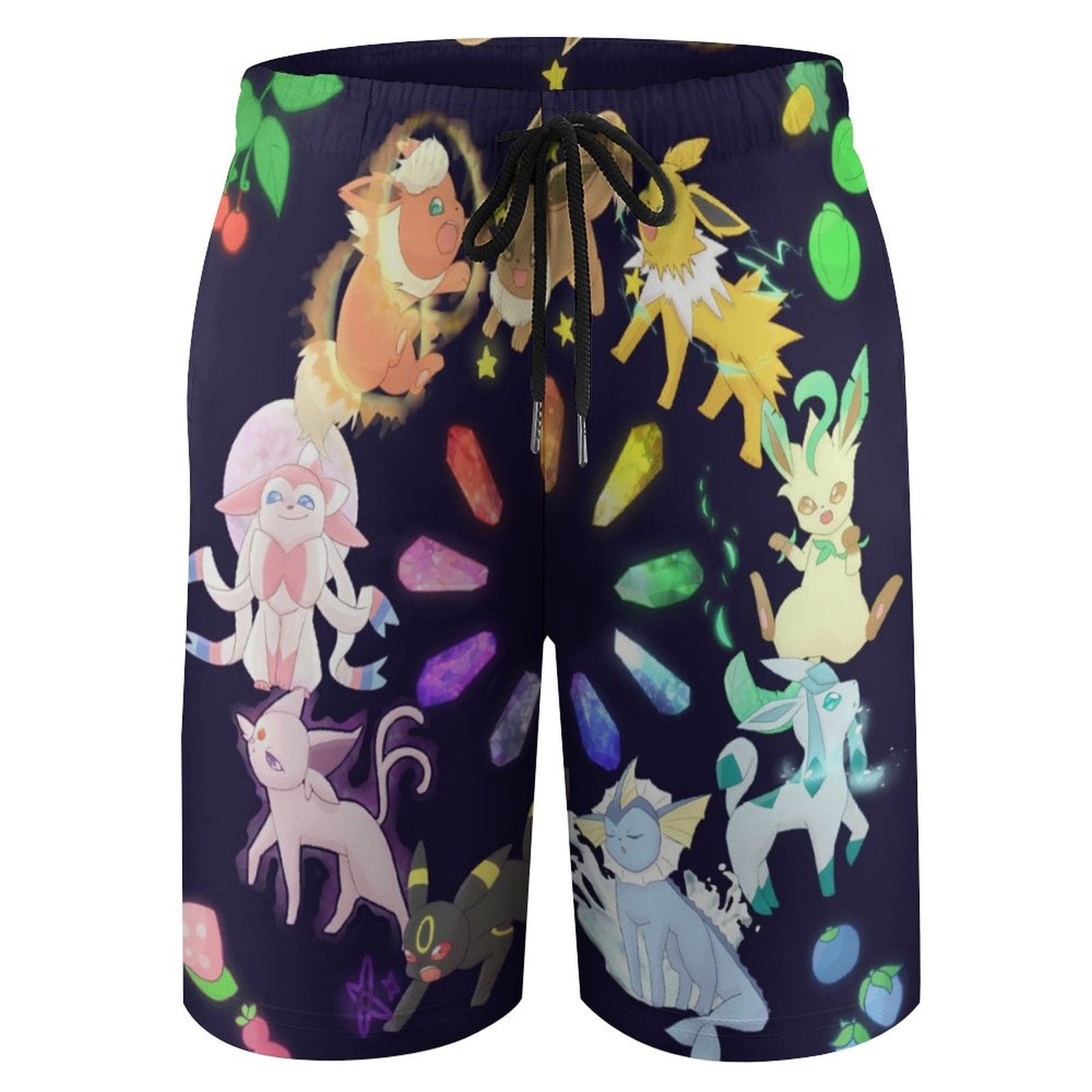 Mens Swim Trunks,Eevee,vaporeon,leafeon,umbreon,espeon,glaceon,flareon,jolteon Boys Swim Trunks ...