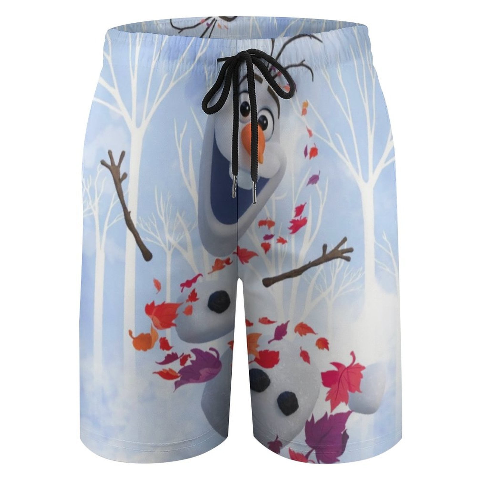 Mens Swim Trunks,Frozen Olaf Boys Swim Trunks with Compression Liner ...