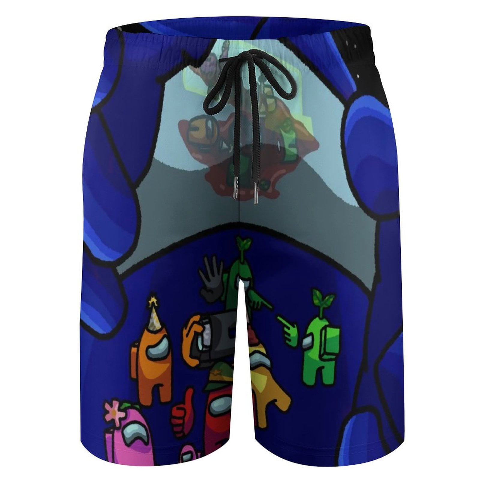 Mens Swim Trunks,Gaming Among-Us Imposter Crewmate Boys Swim Trunks ...