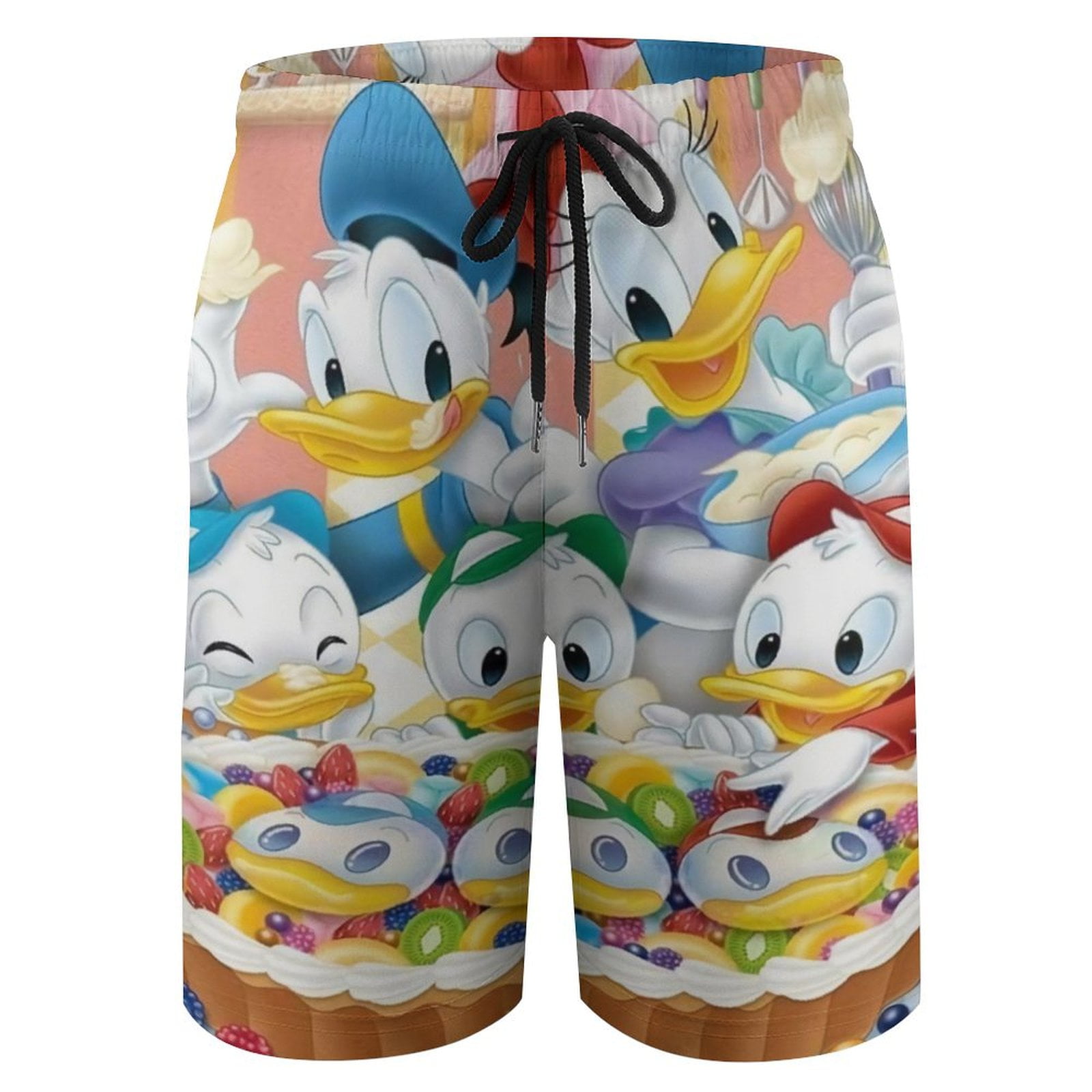 Mens Swim Trunks,Happy Birthday Mickey Daisy Boys Swim Trunks Swim ...