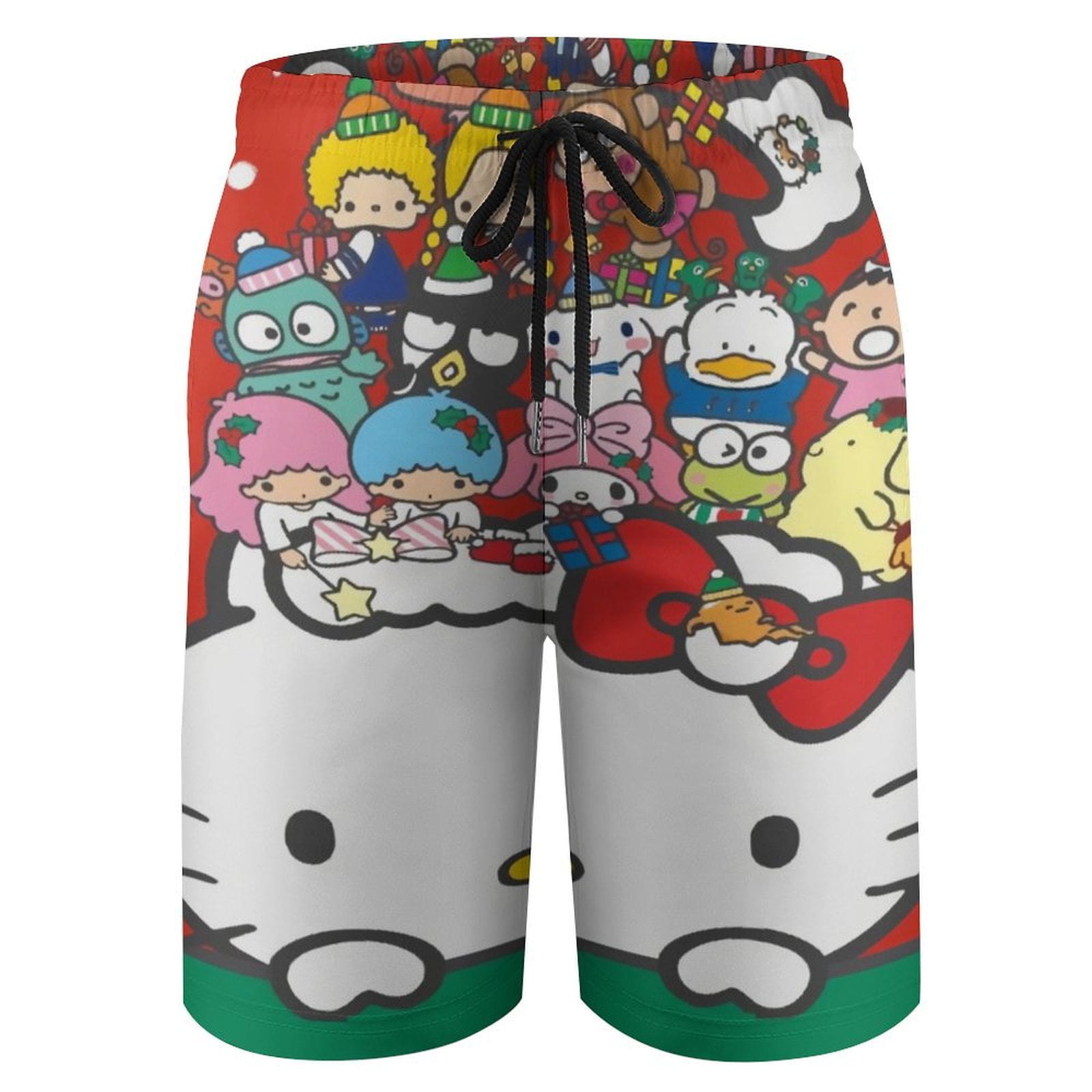 Mens Swim Trunks,Hello-Kitty Kuromi Melody Cinnamoroll Boys Swim Trunks ...