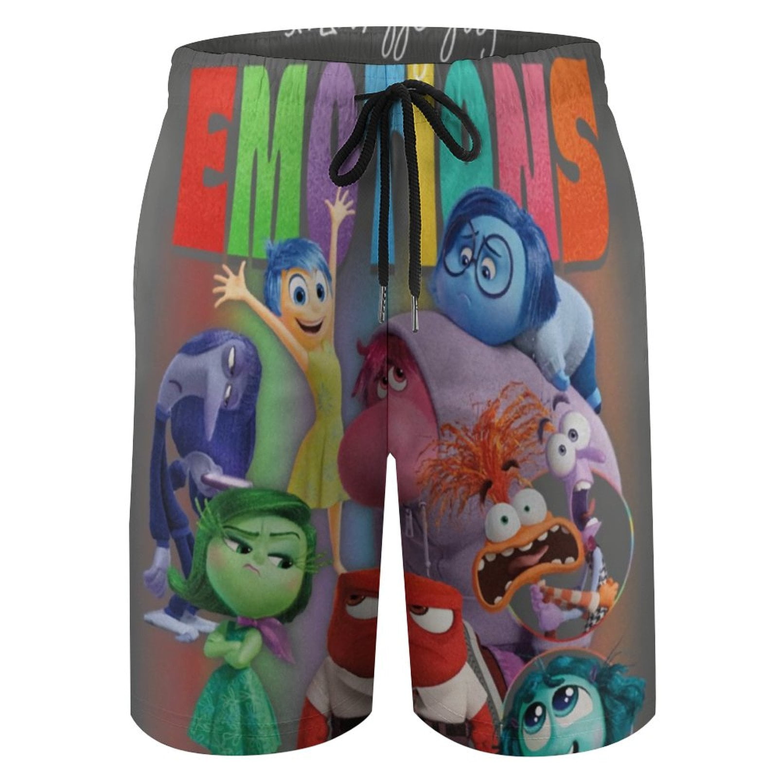 Mens Swim Trunks,Inside Out Feel All Your Emotions Boys Swim Trunks ...