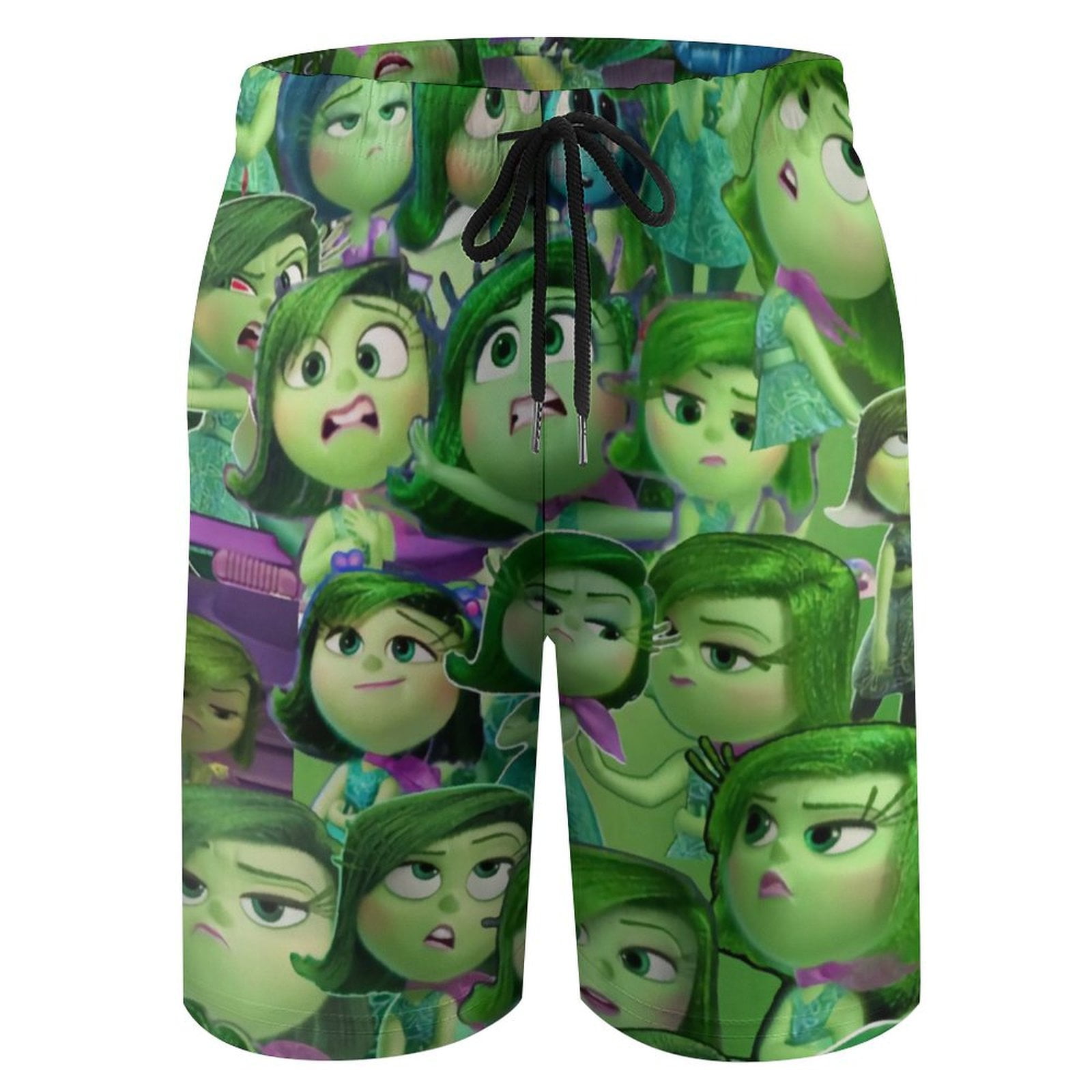 Mens Swim Trunks,Inside Out Disgust Boys Swim Trunks with Boxer Brief ...