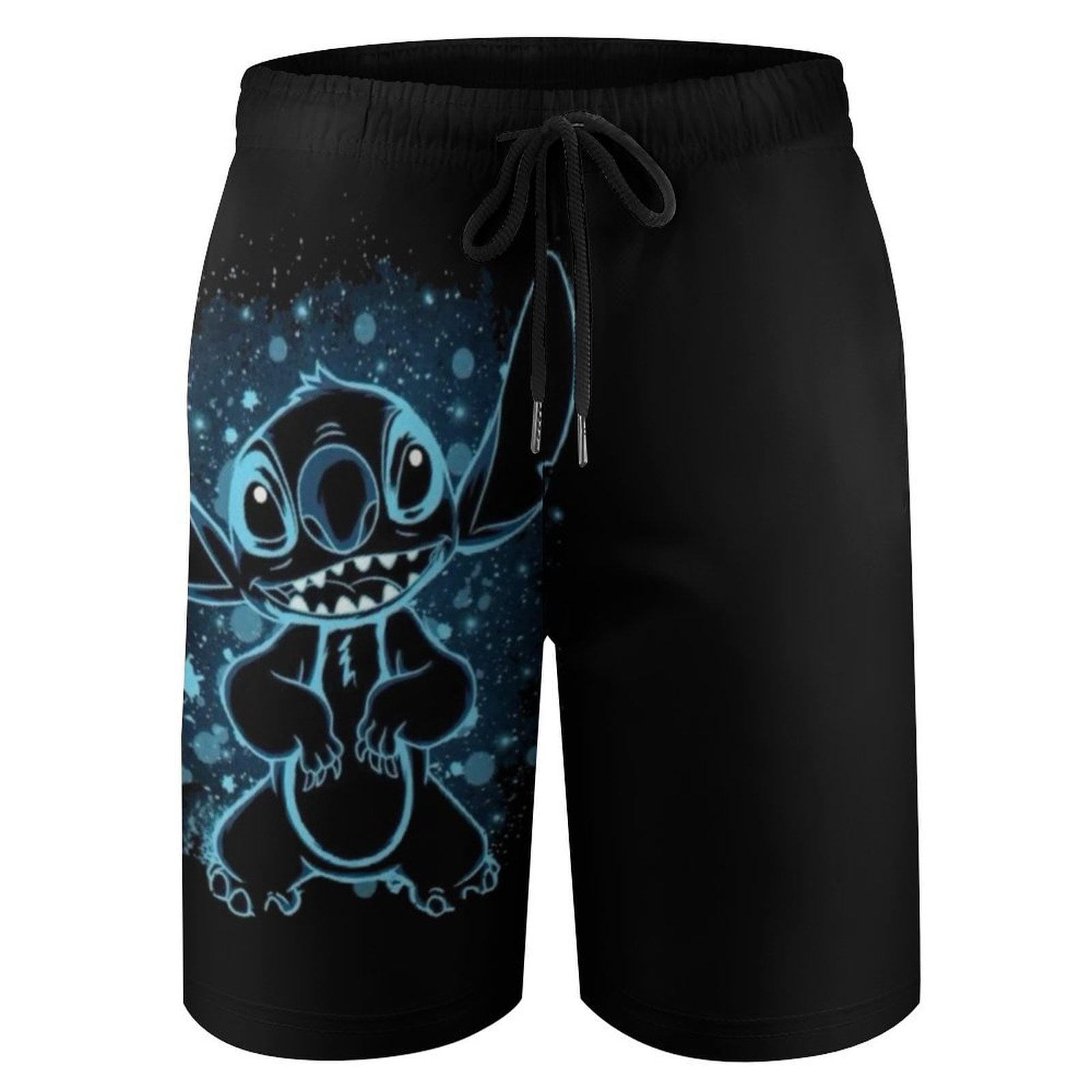 Mens Swim Trunks,Lilo Negative Stitch Boys Swim Trunks Compression Liner Swim Shorts Quick Dry ...