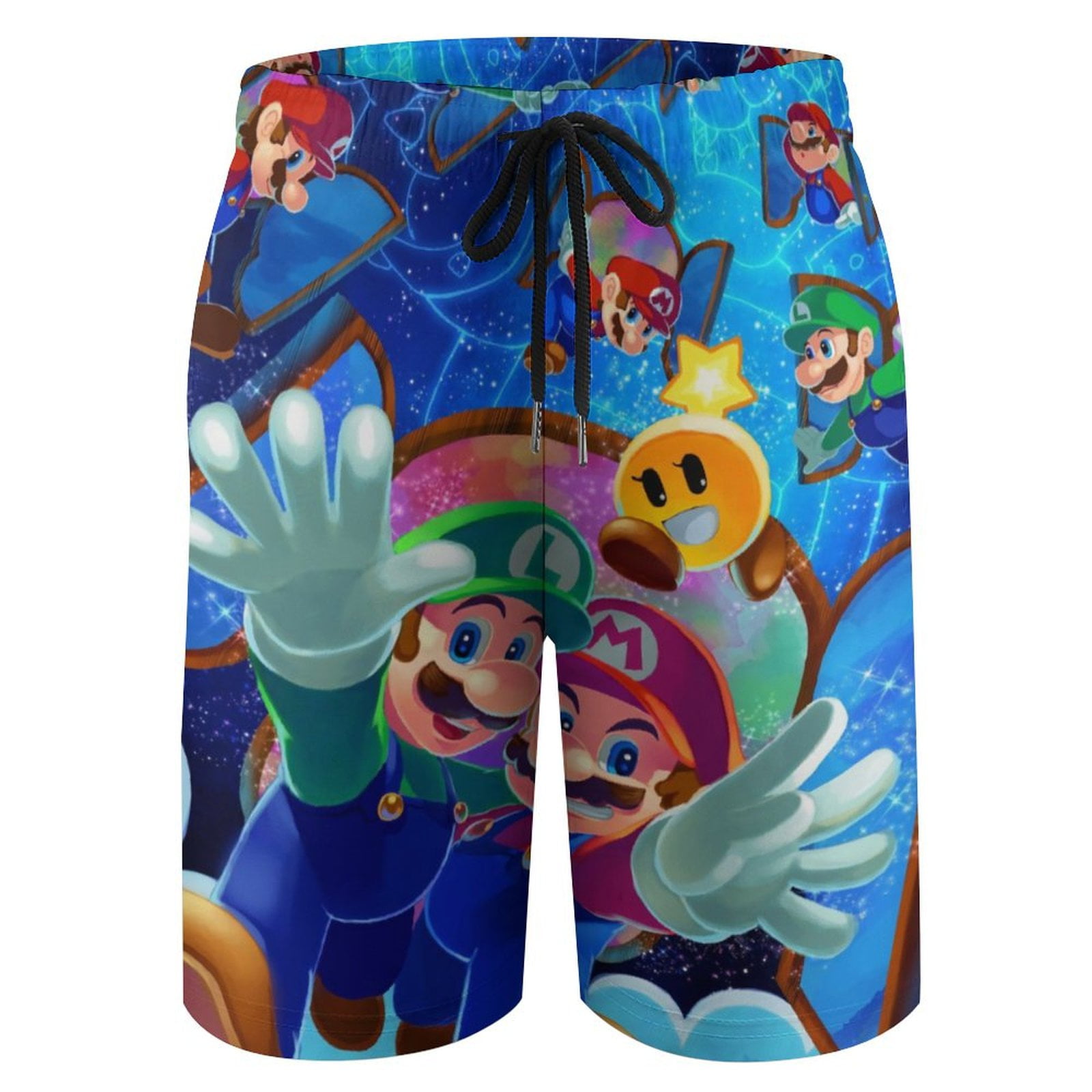 Mens Swim Trunks,Mario And Luigi Boys Swim Trunks Compression Liner ...