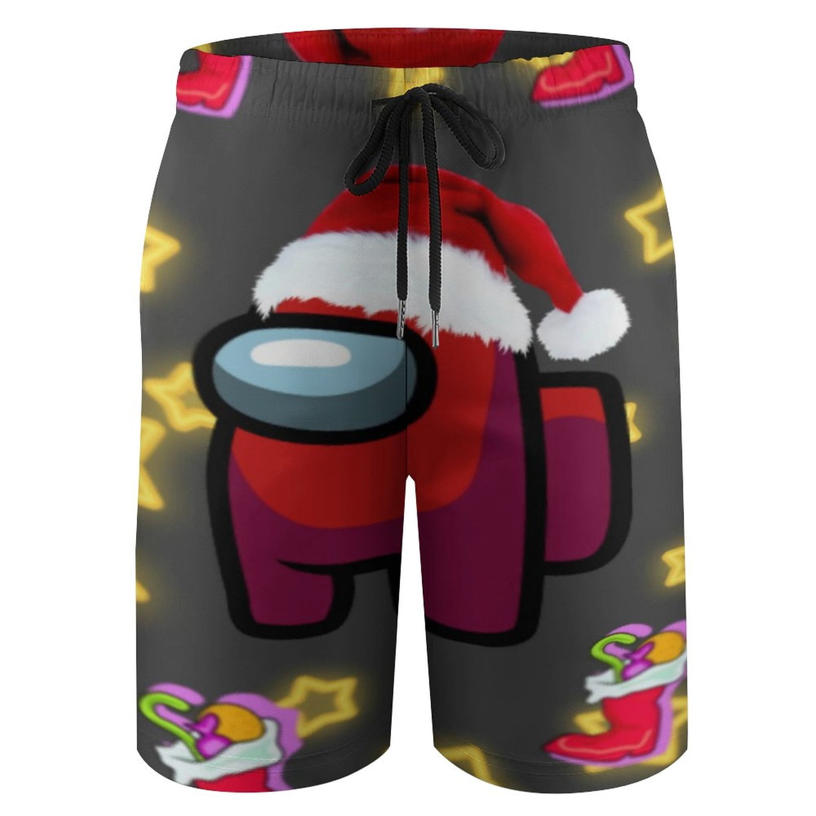 Mens Swim Trunks,Merry Christmas Among-Us Gaming Boys Swim Trunks ...
