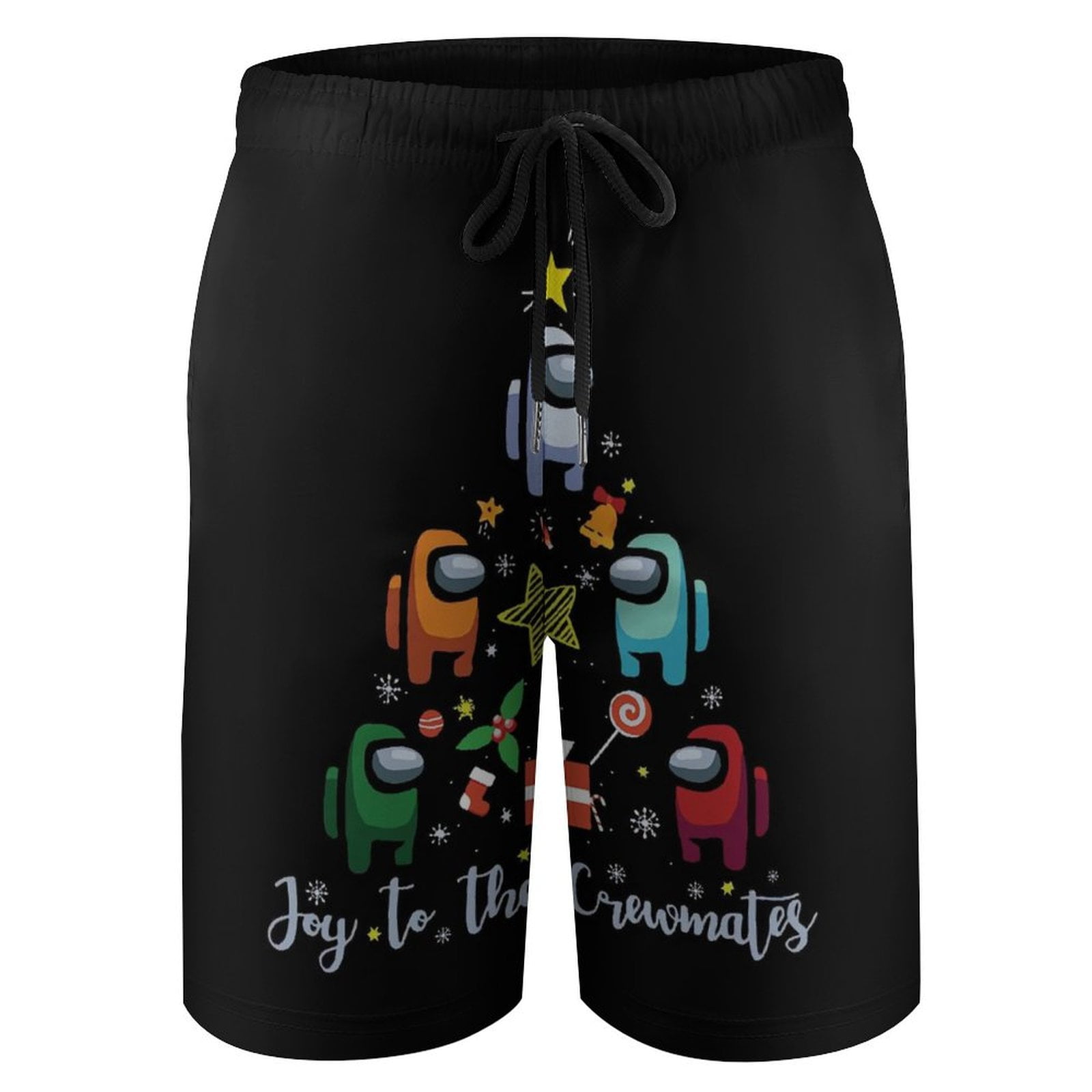 Mens Swim Trunks,Merry Christmas Among-Us Gaming Boys Swim Trunks ...
