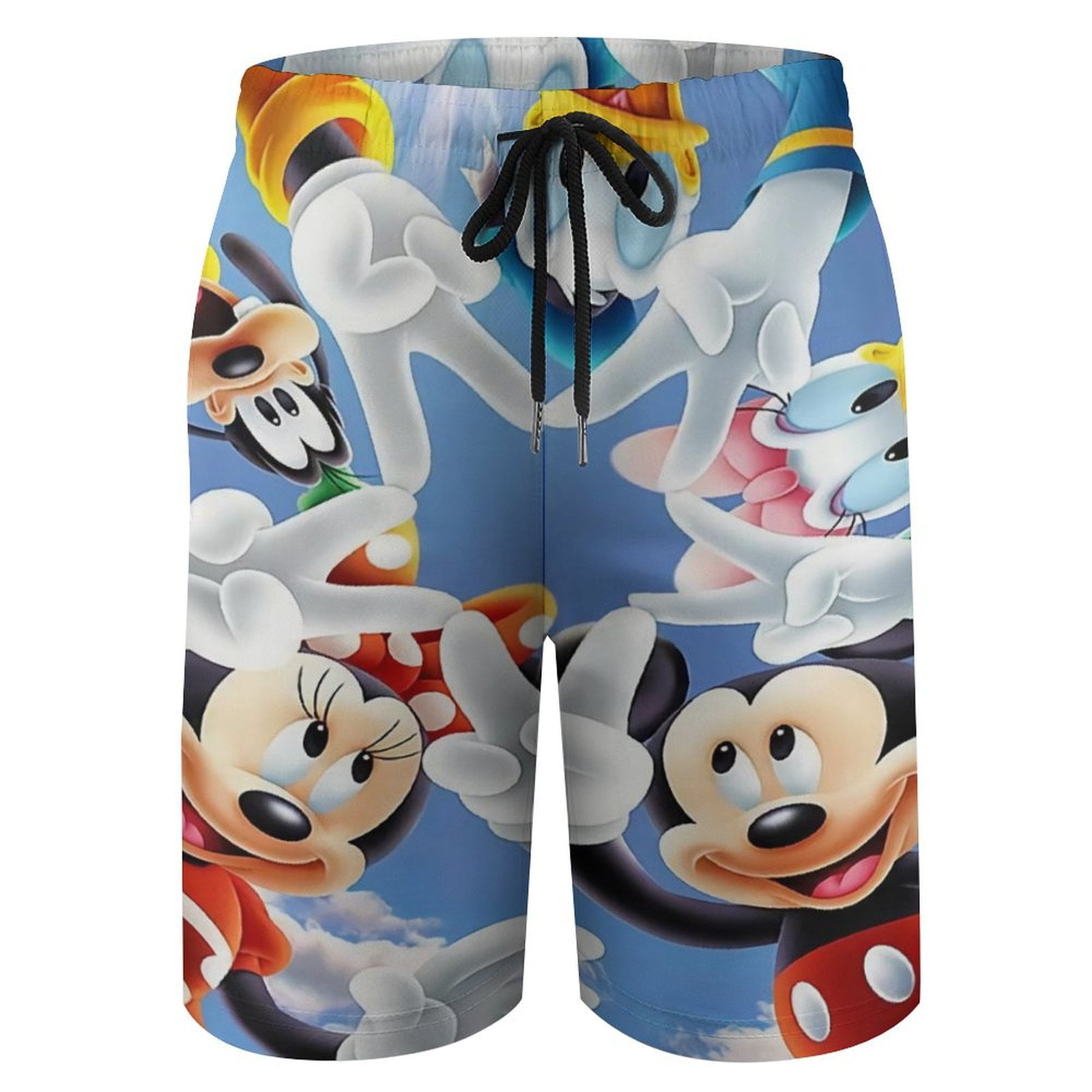 Mens Swim Trunks,Mickey Minnie Donald Duck Boys Swim Trunks Compression ...