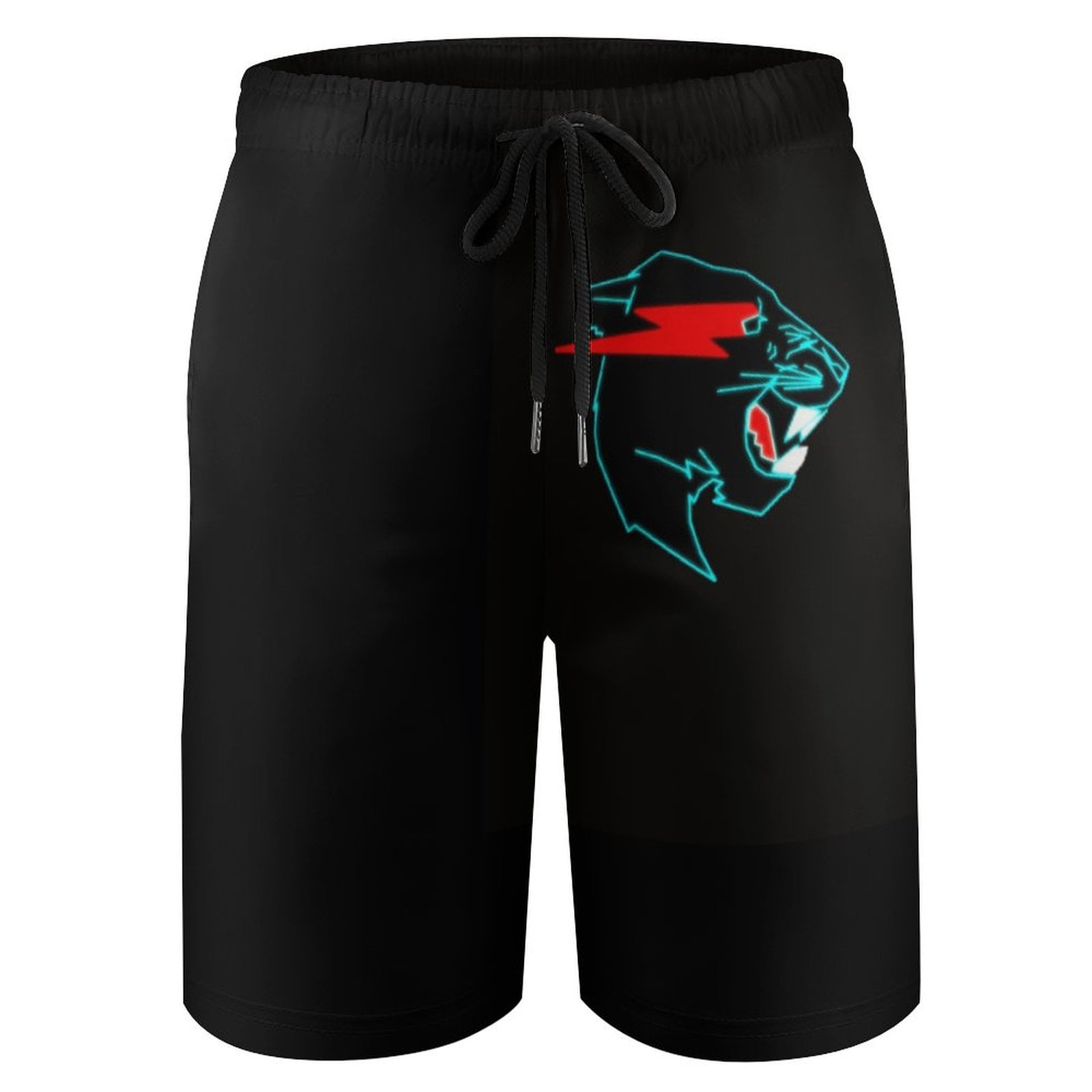 Mens Swim Trunks,Mr-Beast Logo Neon Boys Swim Trunks with Compression ...