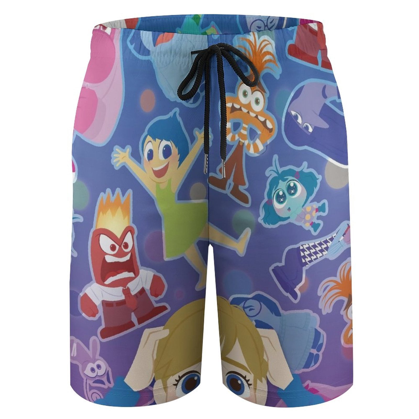 Mens Swim Trunks,Pixar Cartoon Inside Out Boys Swim Trunks Swim Shorts ...
