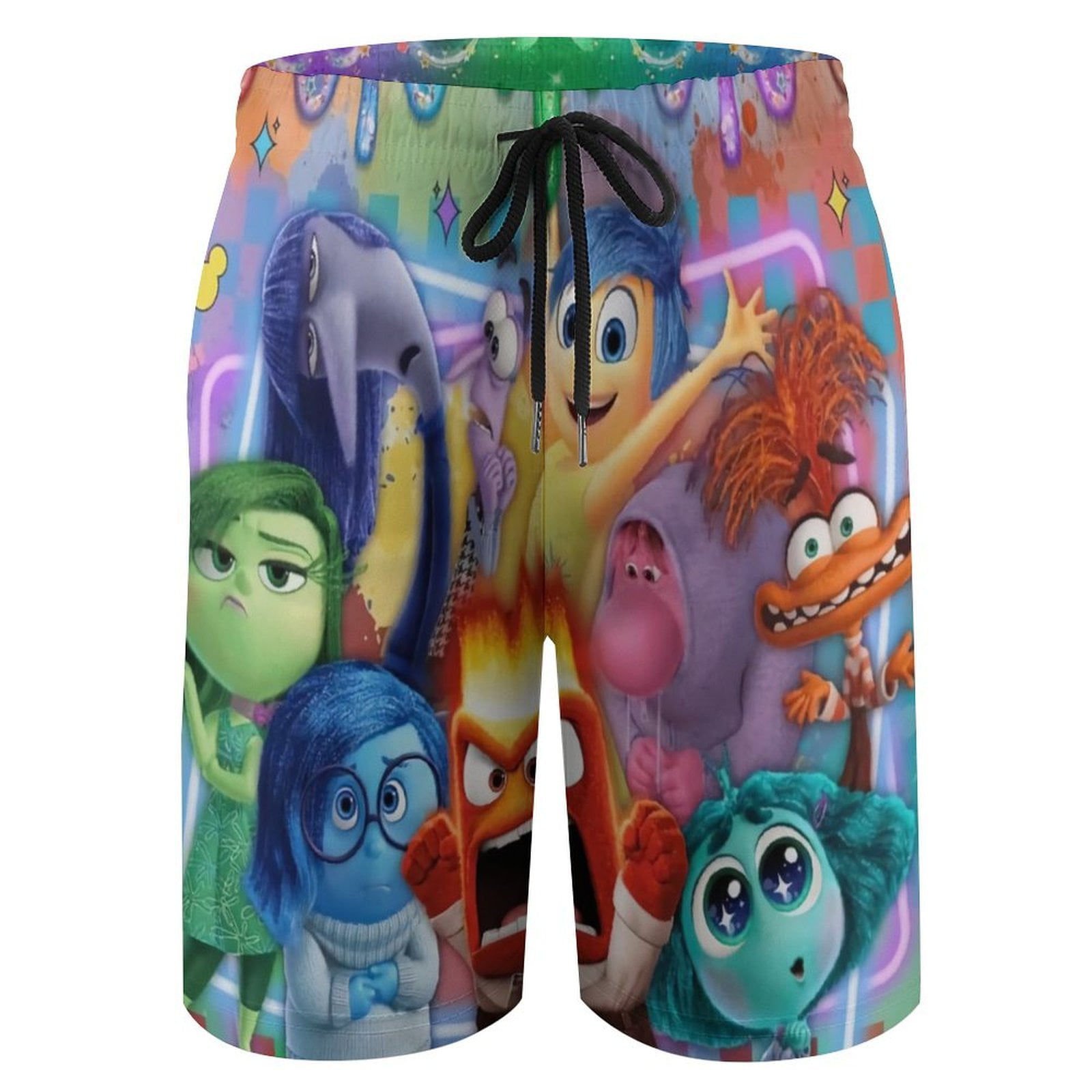 Mens Swim Trunks,Pixar Inside Out Boys Swim Trunks with Compression ...