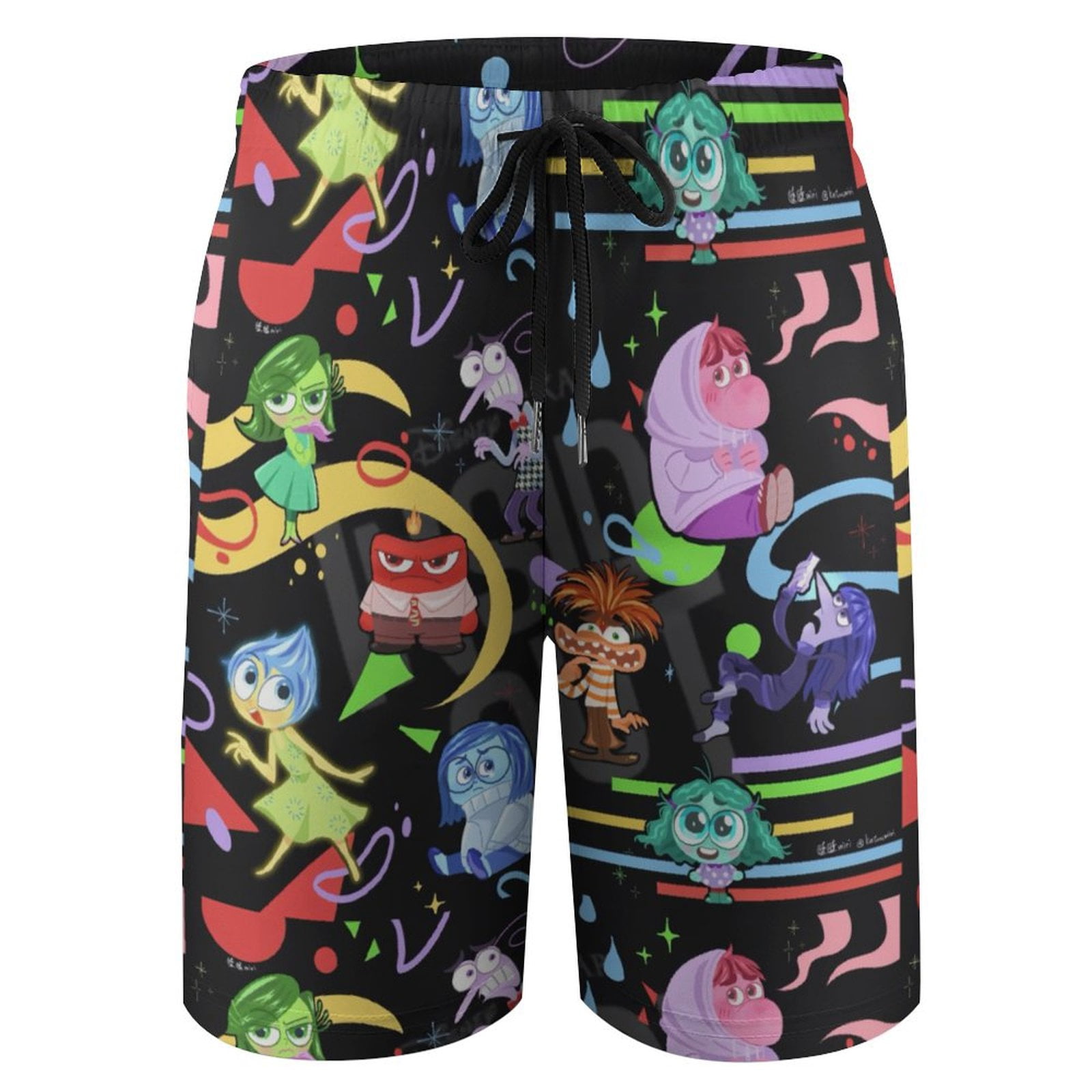 Mens Swim Trunks,Pixar Inside Out Boys Swim Trunks with Compression ...