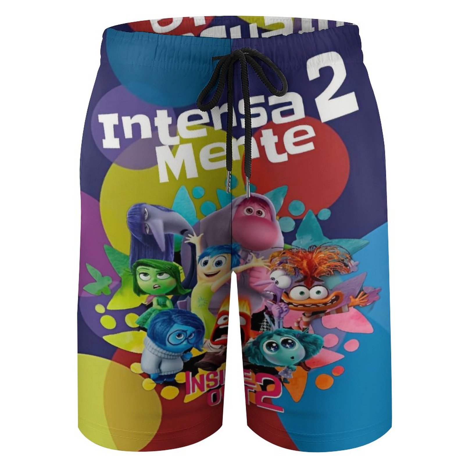 Mens Swim Trunks,Pixar Inside Out Current Mood Many Emotions Boys Swim ...