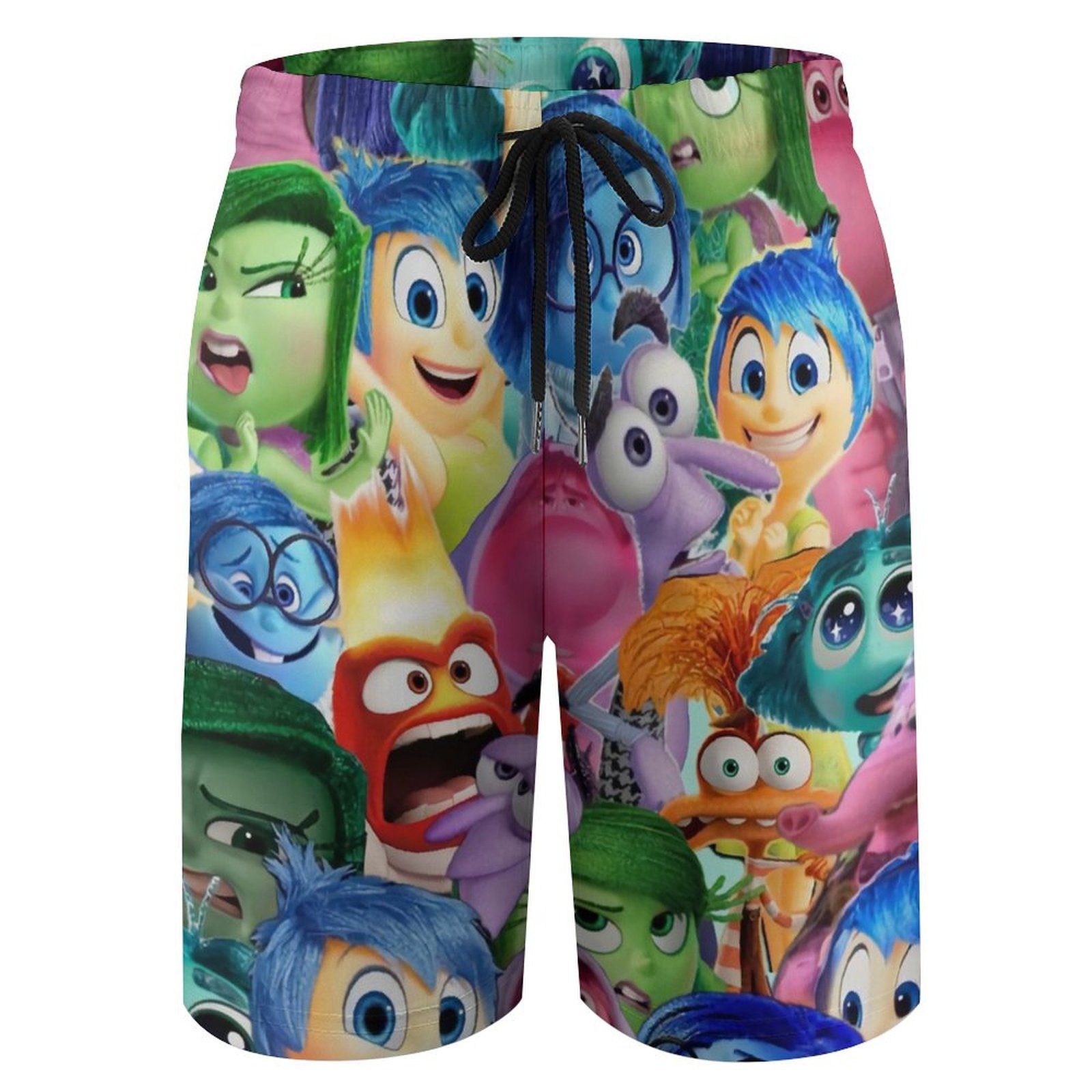 Mens Swim Trunks,Pixar Inside Out Current Mood Many Emotions Boys Swim ...