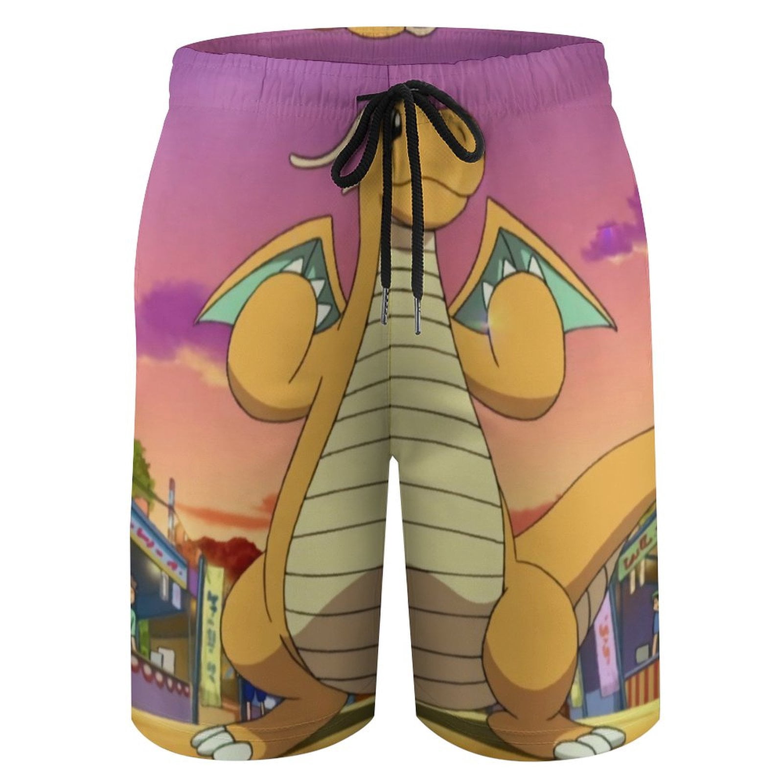 Mens Swim Trunks,Pokémon Charizard Boys Swim Trunks with Boxer Brief ...