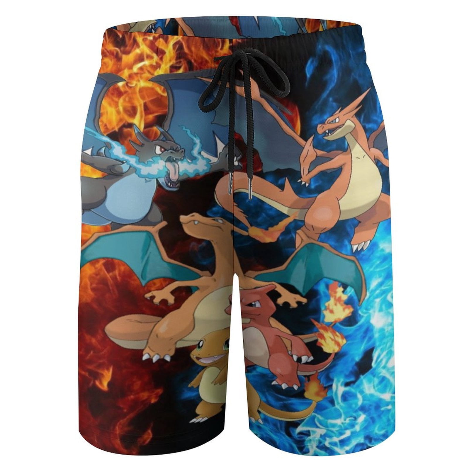 Mens Swim Trunks,Pokémon - Charizard Fire Type Flames Generation Boys ...