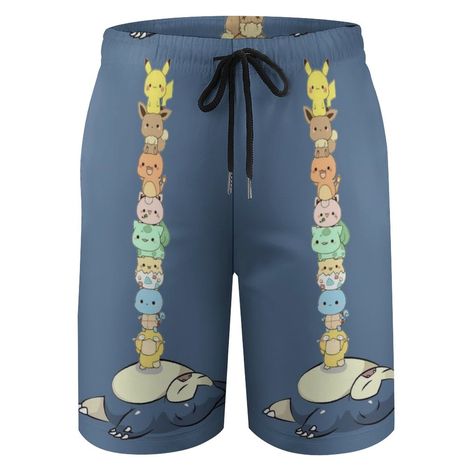 Mens Swim Trunks,Pokémon Charmander Charizard Squirtle Bulbasaur Jigglypuff Psyduck Eevee Boys ...