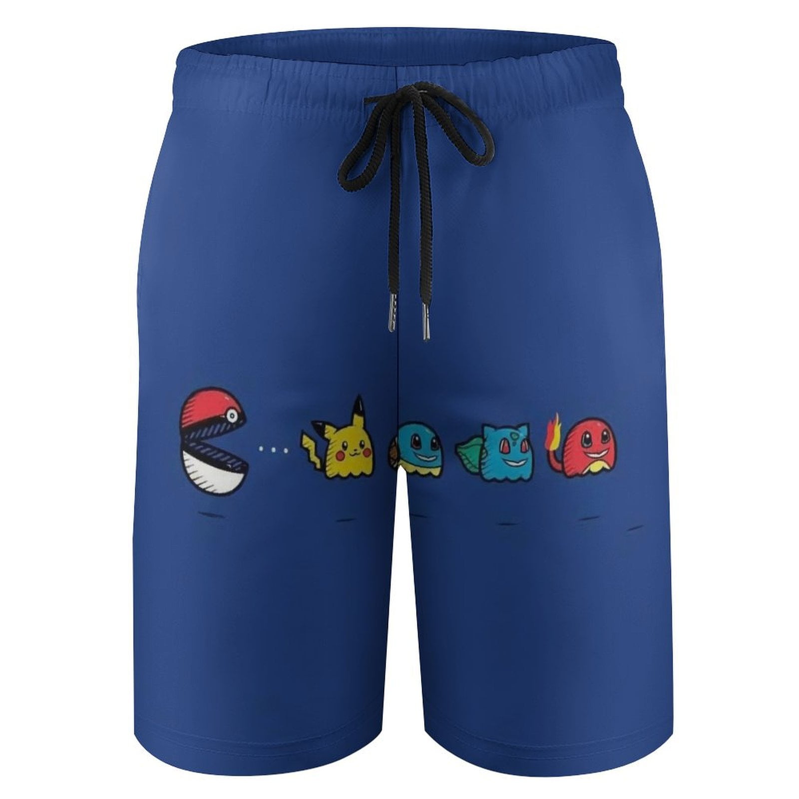 Mens Swim Trunks,Pokémon- Charmander Squirtle Bulbasaur Boys Swim ...