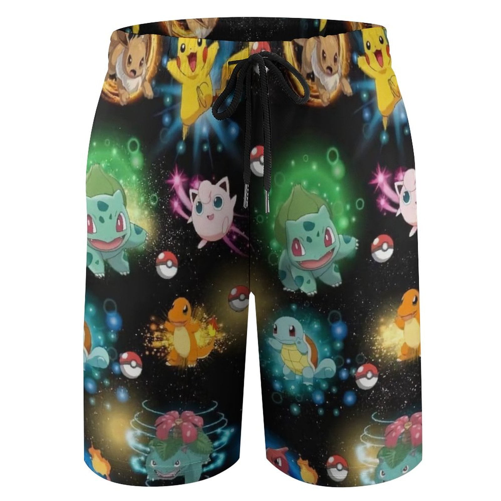 Mens Swim Trunks,Pokémon Pikachu Ball Boys Swim Trunks Compression ...