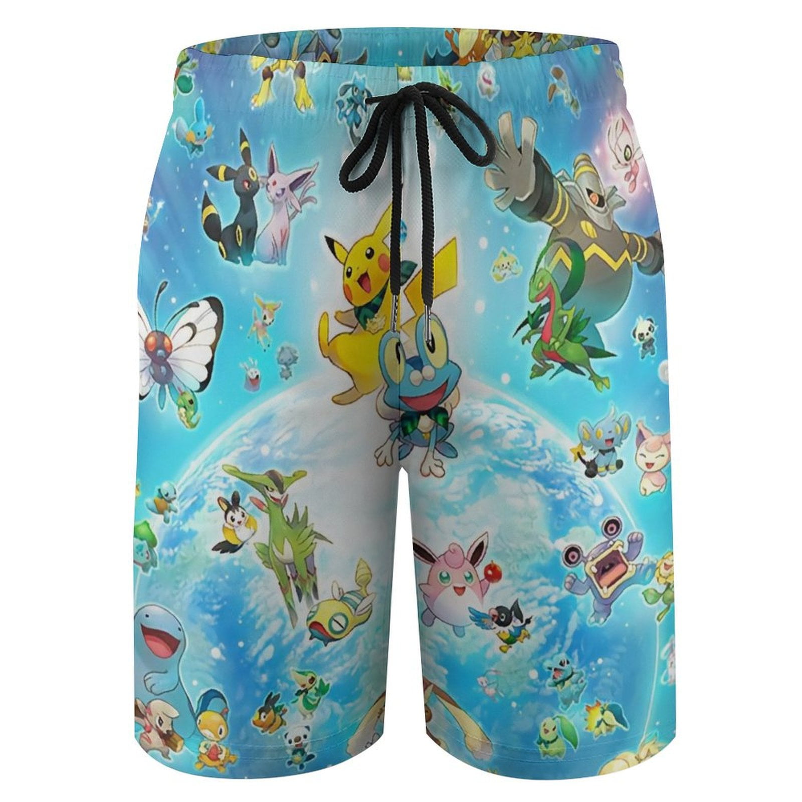 Mens Swim Trunks,Pokémon-Pikachu Boys Swim Trunks Compression Liner ...