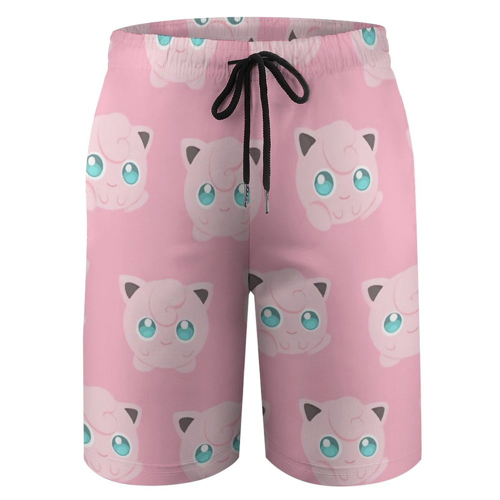 Mens Swim Trunks,Pokémon Pikachu Cartoon Jigglypuff Boys Swim Trunks ...