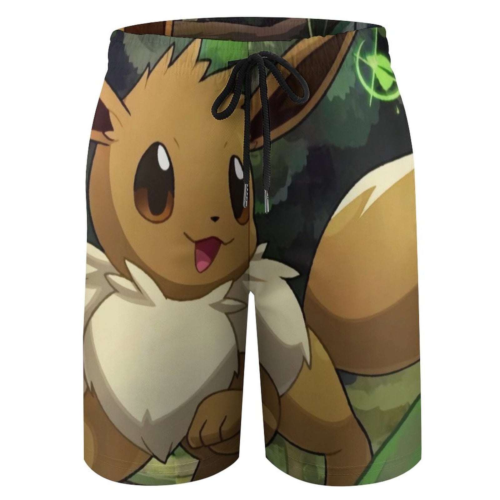 Mens Swim Trunks,Pokémon Pikachu Eevee Boys Swim Trunks Compression Liner Swim Shorts with ...