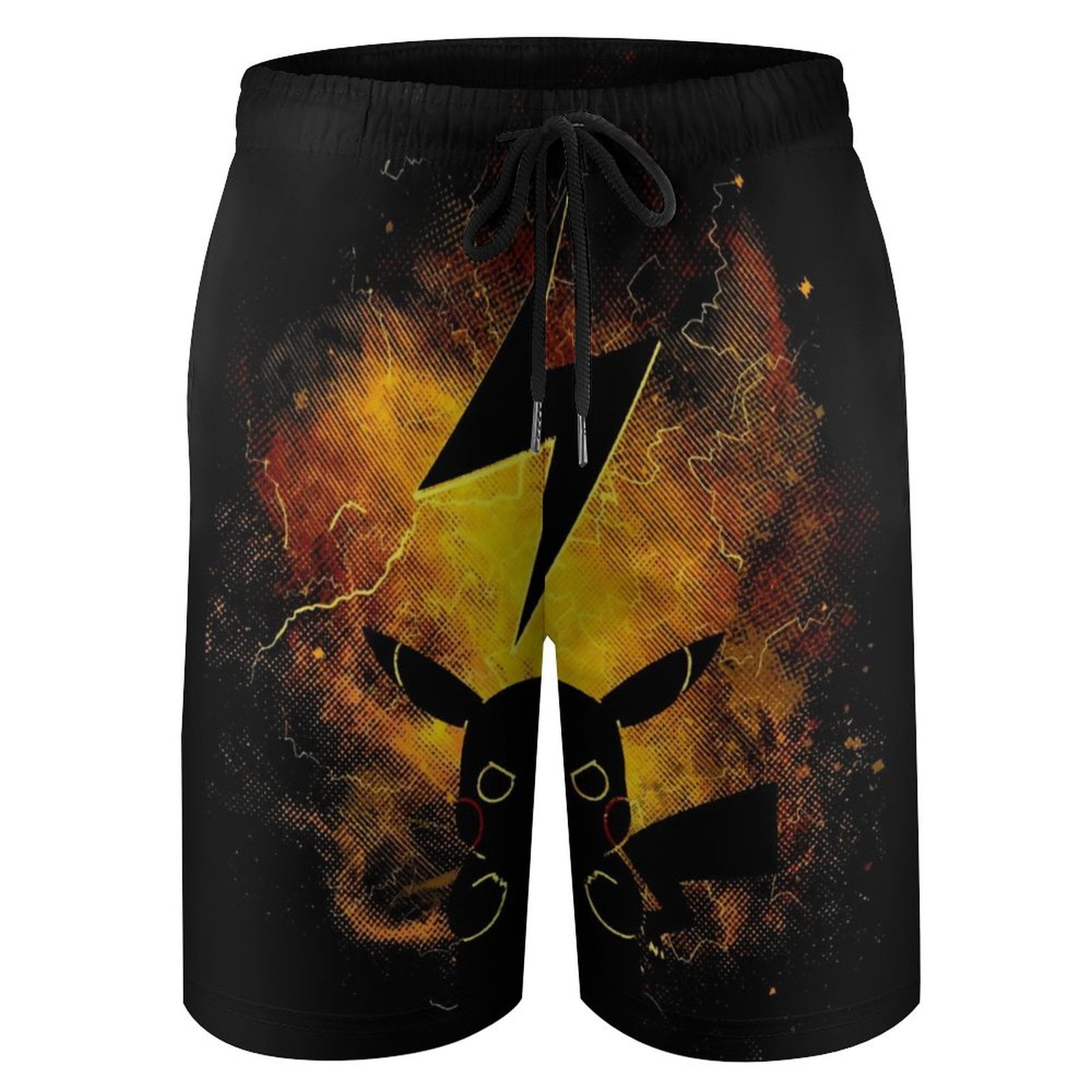 Mens Swim Trunks,Pokémon-Pikachu Game Boys Swim Trunks Compression ...