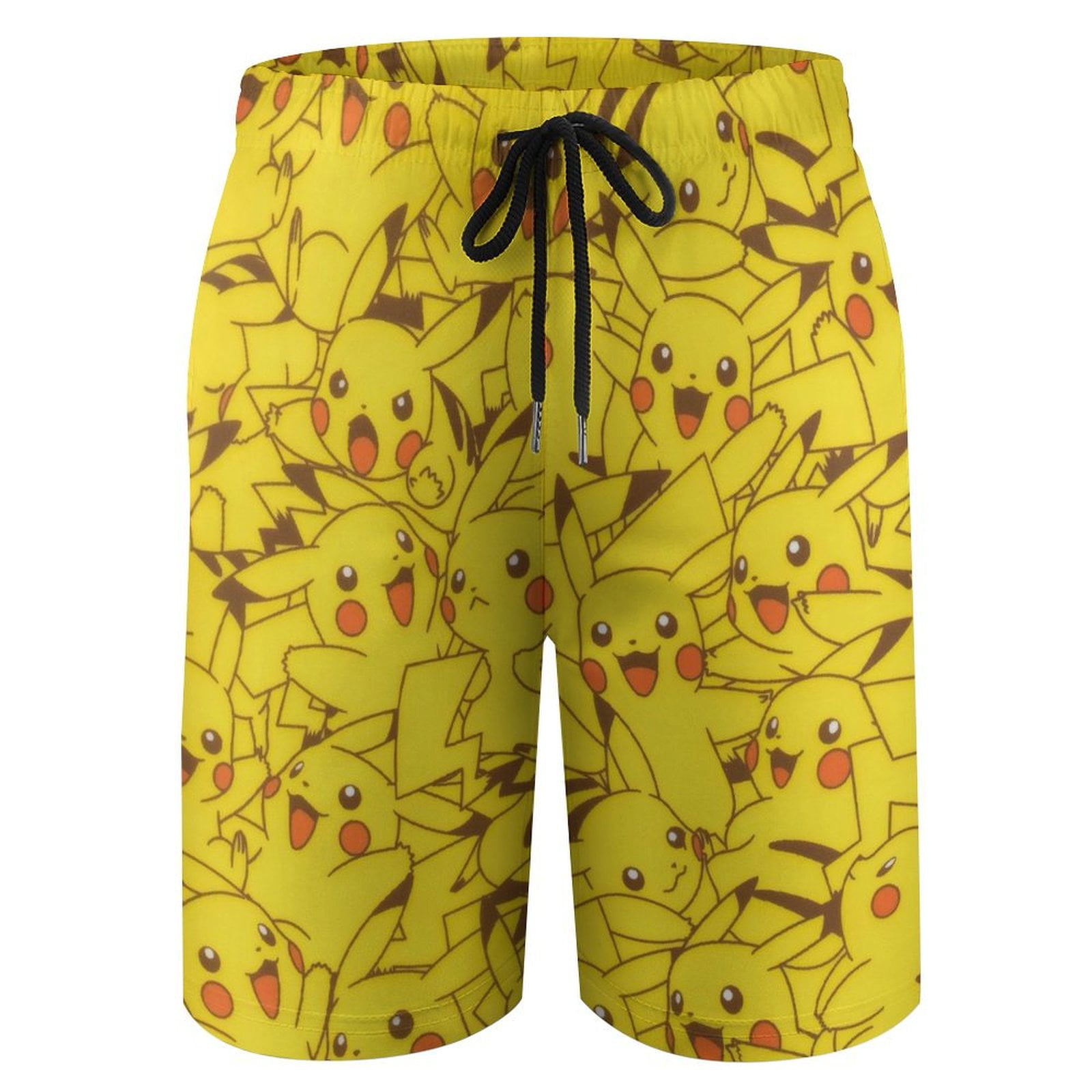 Mens Swim Trunks,Pokémon-Pikachu-Pokemon Boys Swim Trunks Compression ...