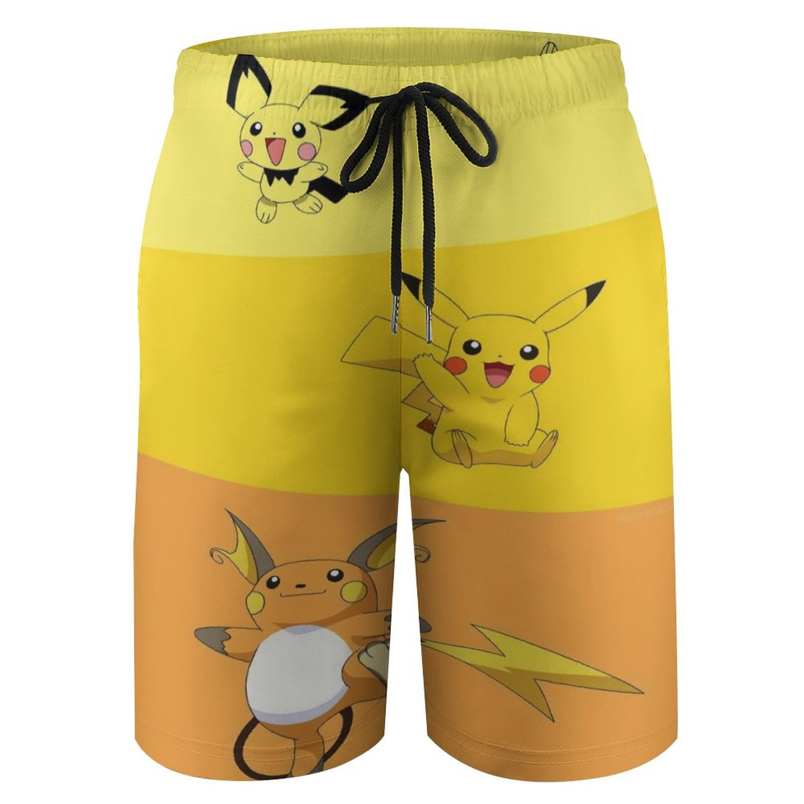 Mens Swim Trunks,Pokémon Pikachu Raichu Pichu Boys Swim Trunks ...