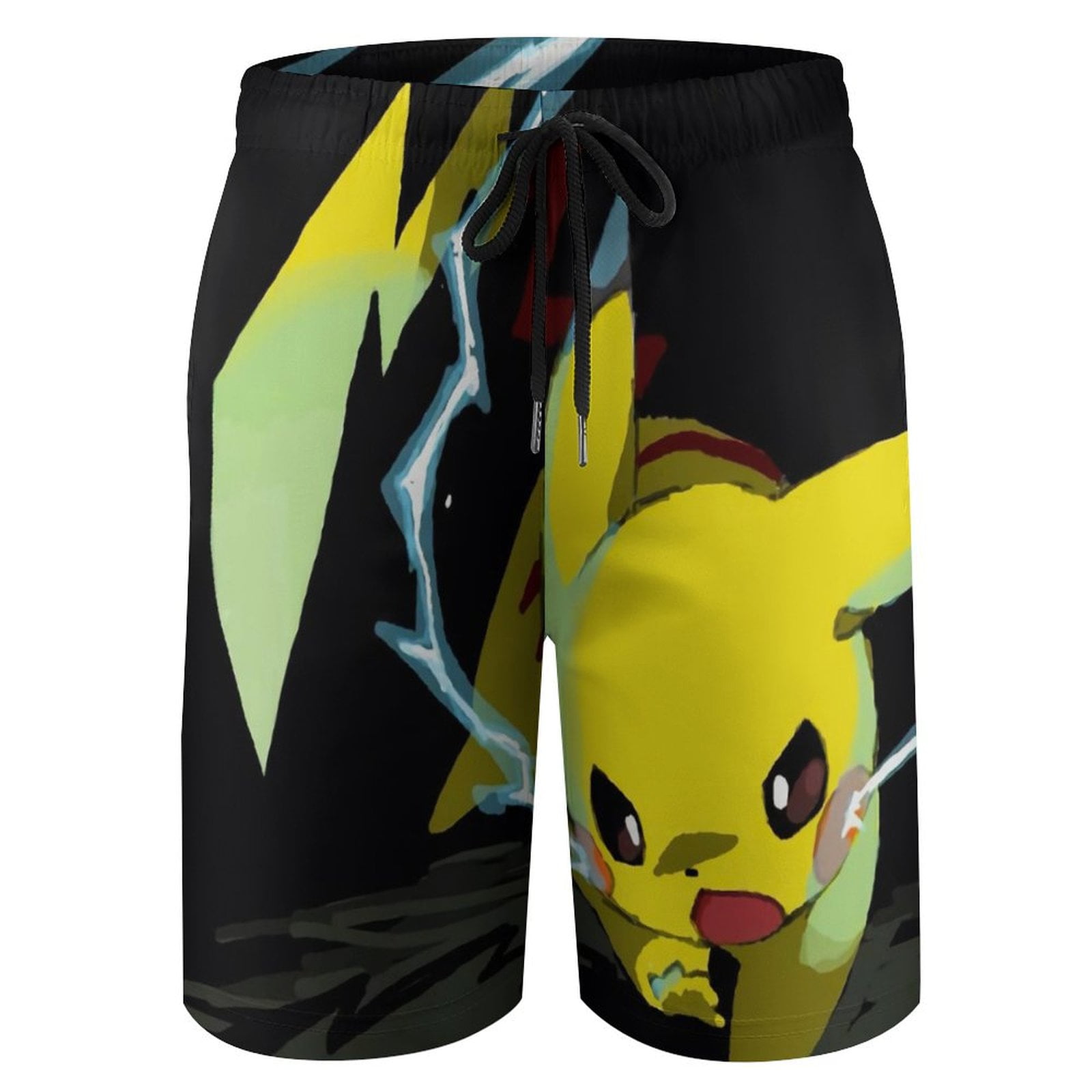 Mens Swim Trunks,Pokémon- Raichu Boys Swim Trunks with Compression ...