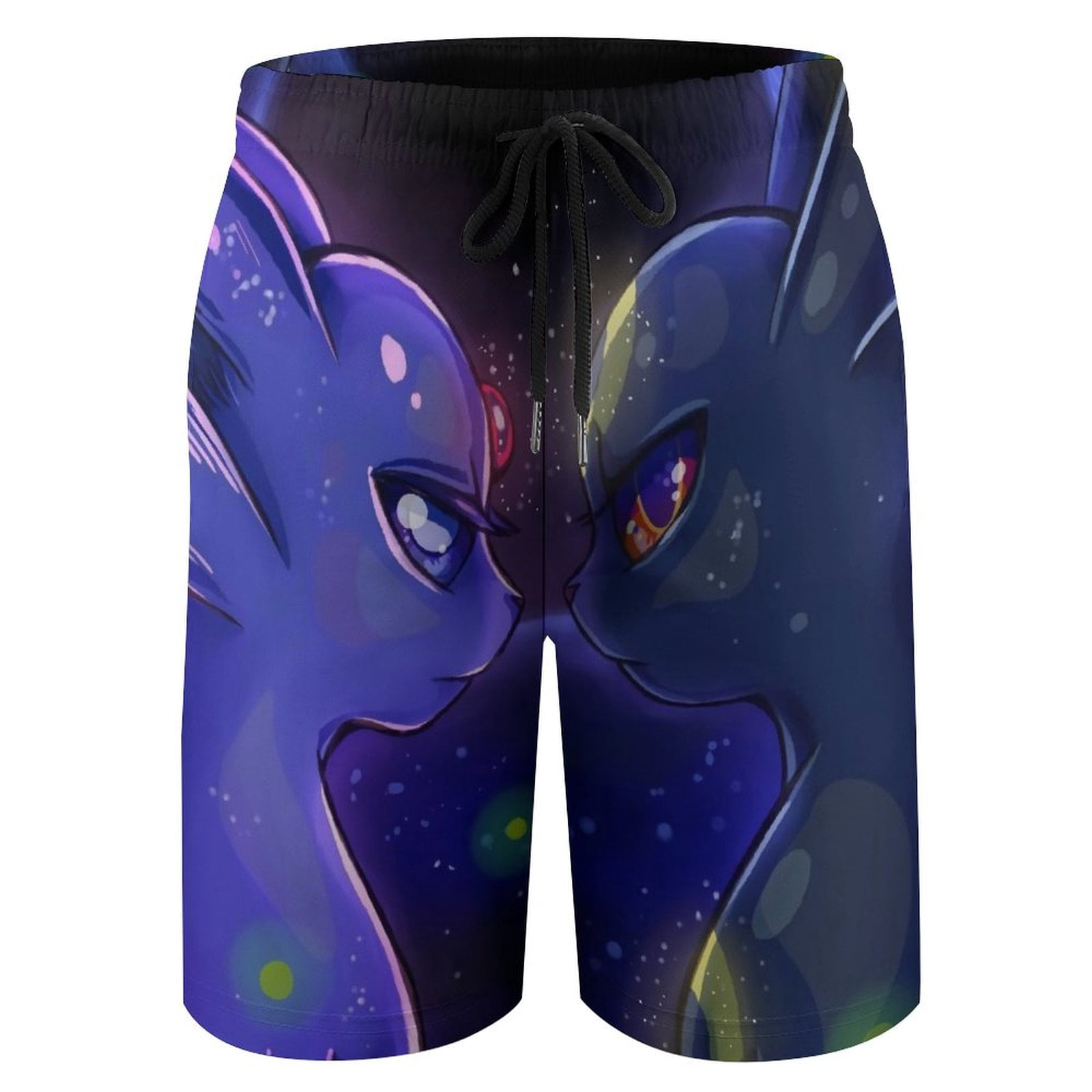Mens Swim Trunks,Pokemon Eevee Boys Swim Trunks with Compression Liner ...