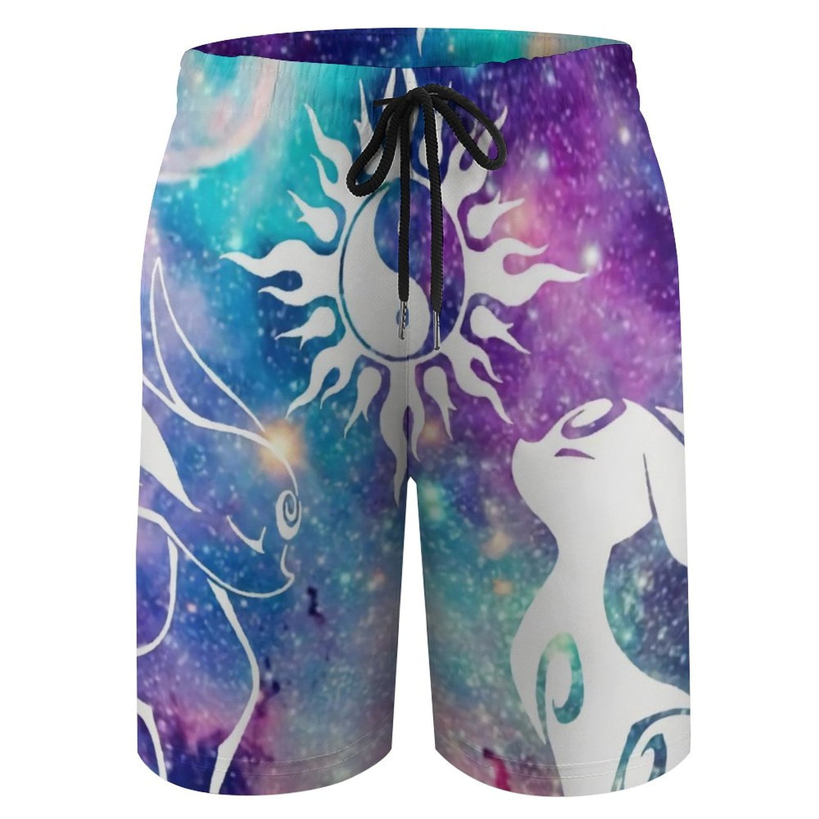 Mens Swim Trunks,Pokemon Eevee Mentali Et Noctali Boys Swim Trunks ...