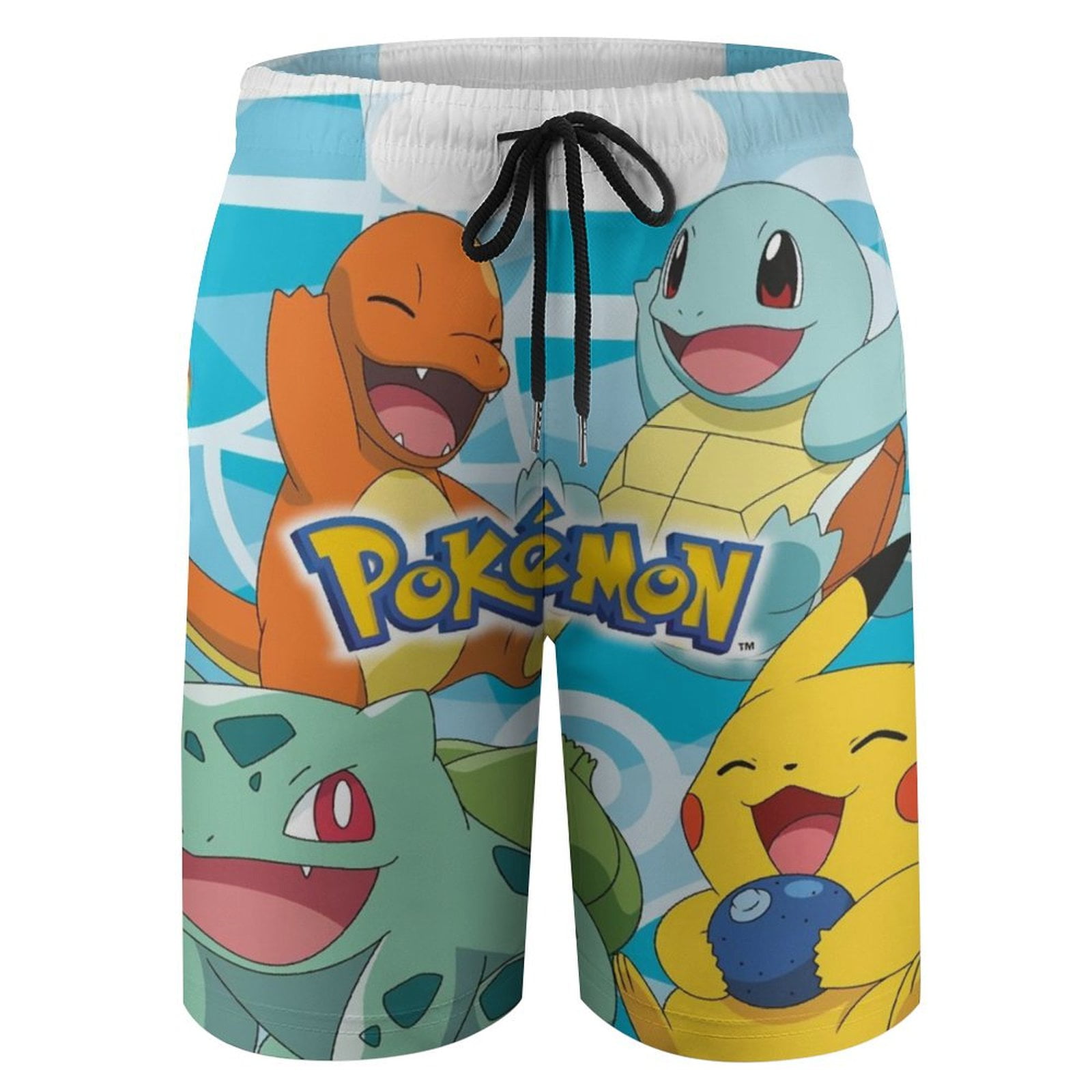 Mens Swim Trunks,Pokemon Game of Friends Micro Raschel Boys Swim Trunks ...
