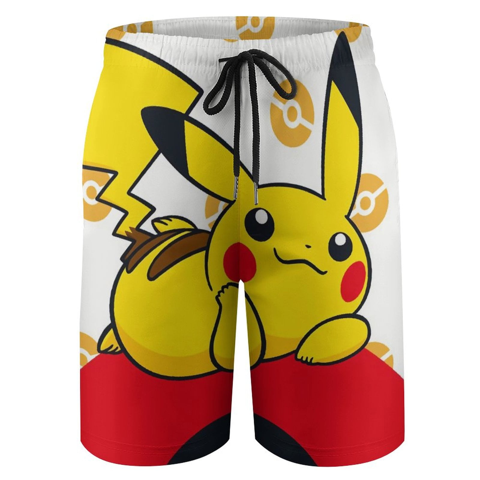 Mens Swim Trunks,Pokemon-Pikachu Charizard Pokeball Boys Swim Trunks ...