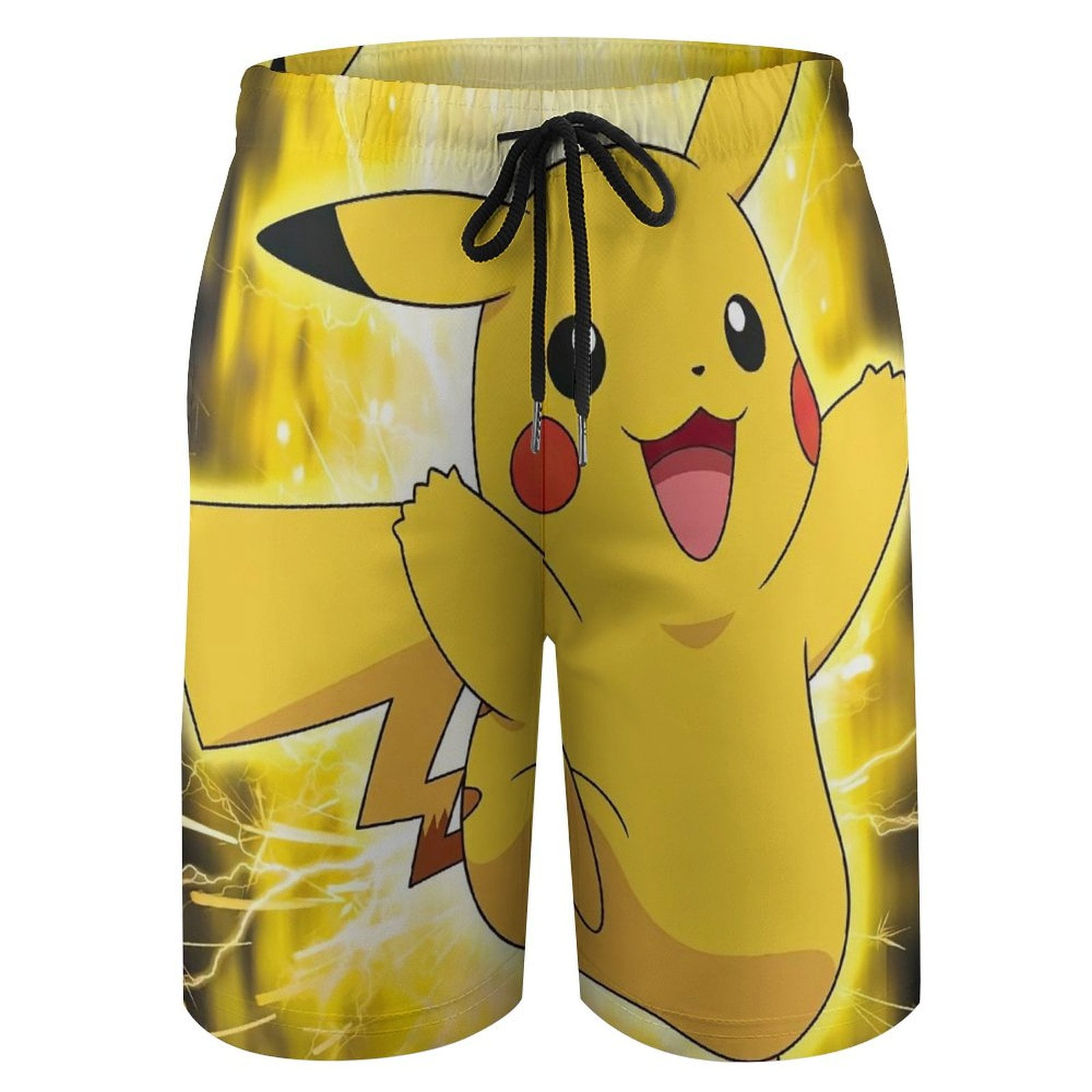 Mens Swim Trunks,Pokemon-Pikachu Raichu Boys Swim Trunks Swim Shorts ...
