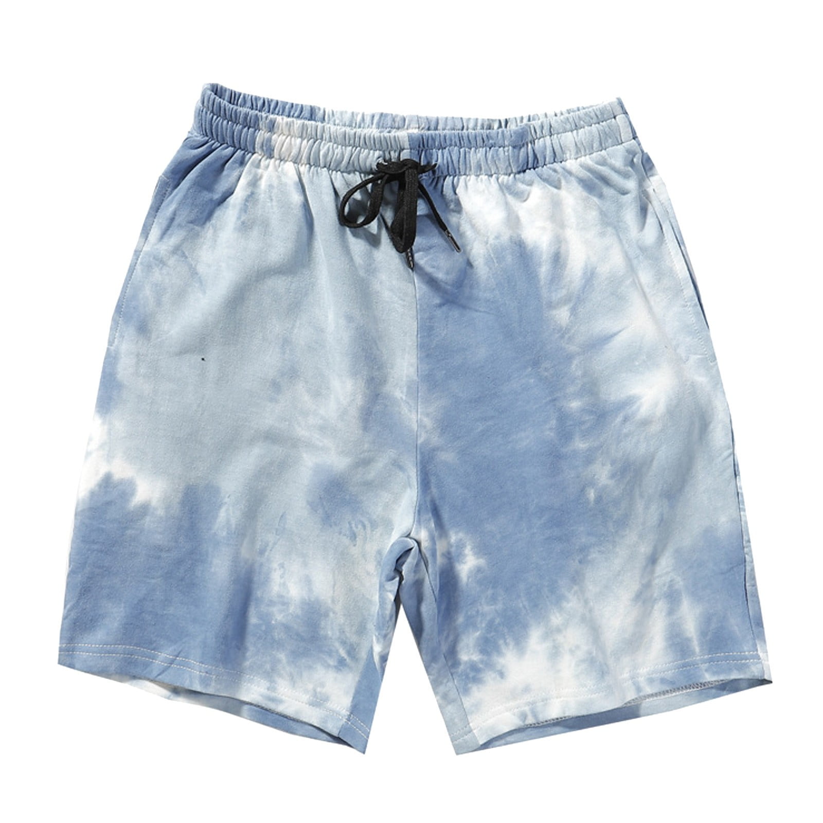 Mens Swim Trunks Quick Dry Mens Summer Gradient Tie Dye Sports Shorts