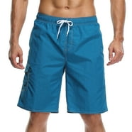 Officially Licensed Red LIFEGUARD? Men's Board Shorts Swim Trunks ...
