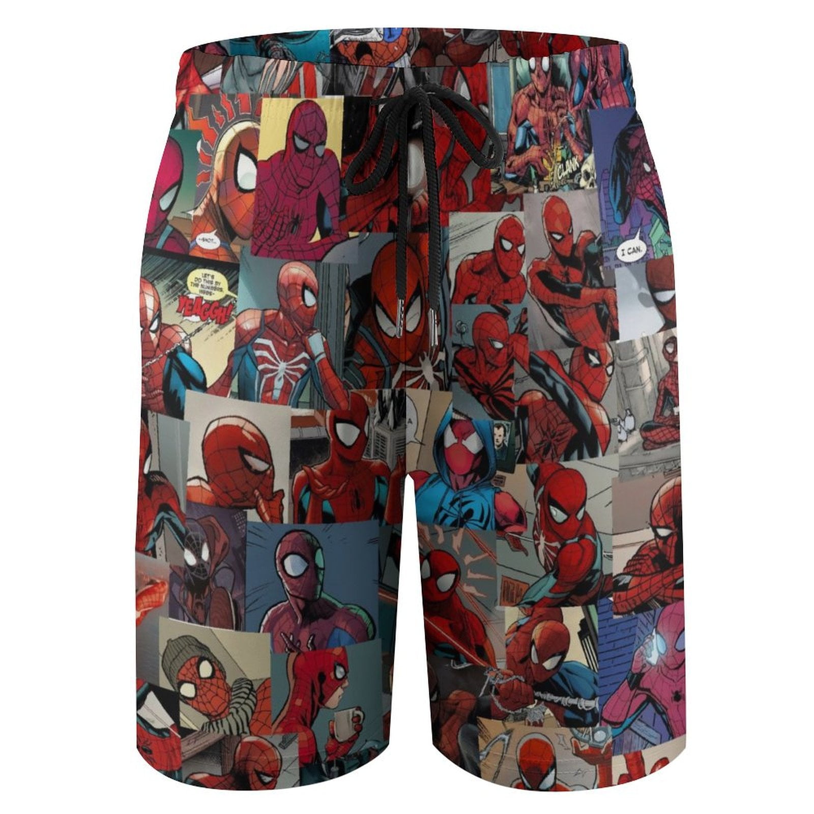 Mens Swim Trunks,Retro Spider-Man Boys Swim Trunks Compression Liner ...