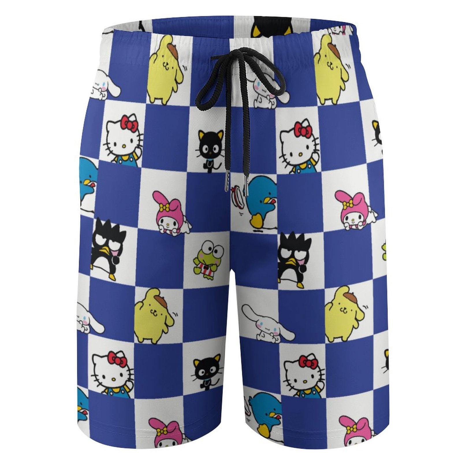 Mens Swim Trunks,Sanrio-Hello-Kitty Kuromi And Melody Cinnamoroll Boys ...