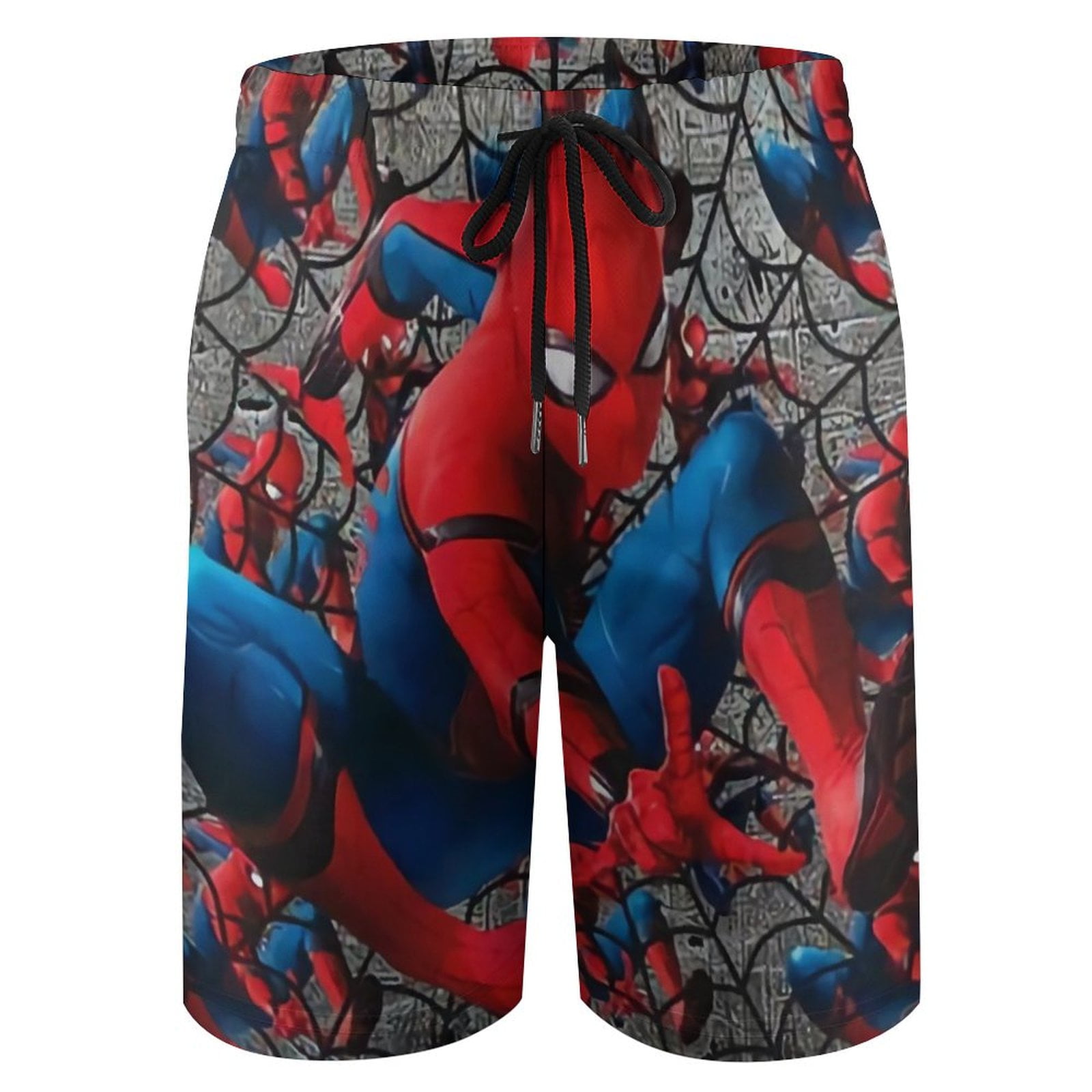 Mens Swim Trunks,Spider-Man Boys Swim Trunks Compression Liner Swim ...