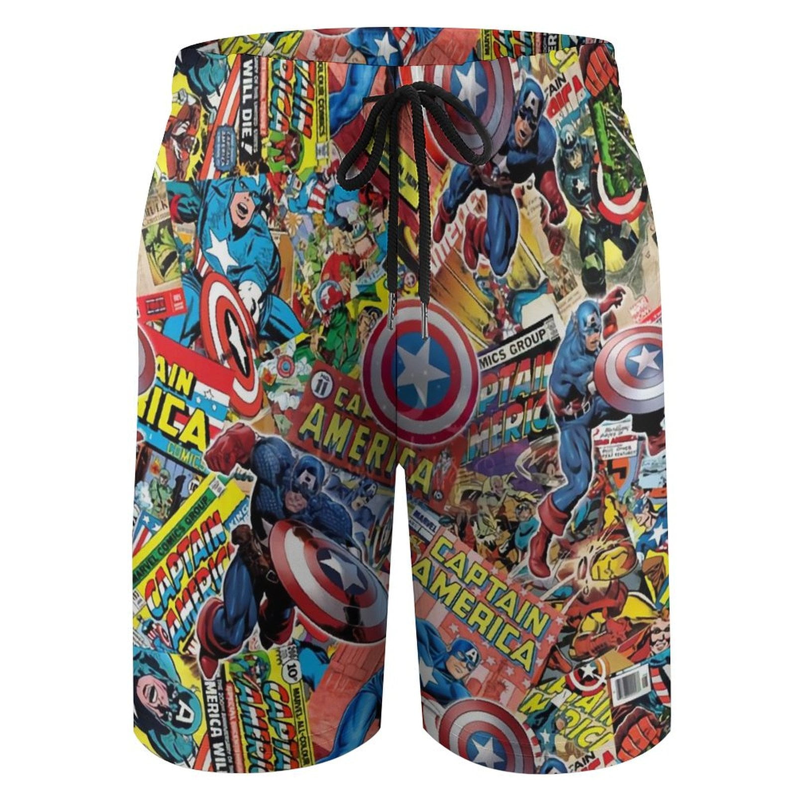 Mens Swim Trunks,Spider-Man Boys Swim Trunks with Compression Liner ...
