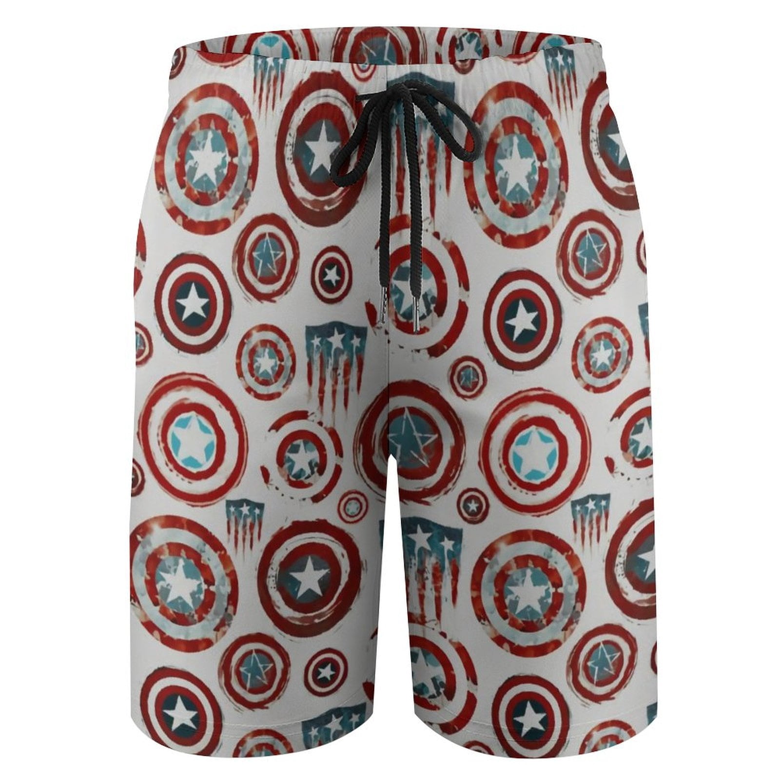 Mens Swim Trunks,Spider-Man Captain America Boys Swim Trunks with ...