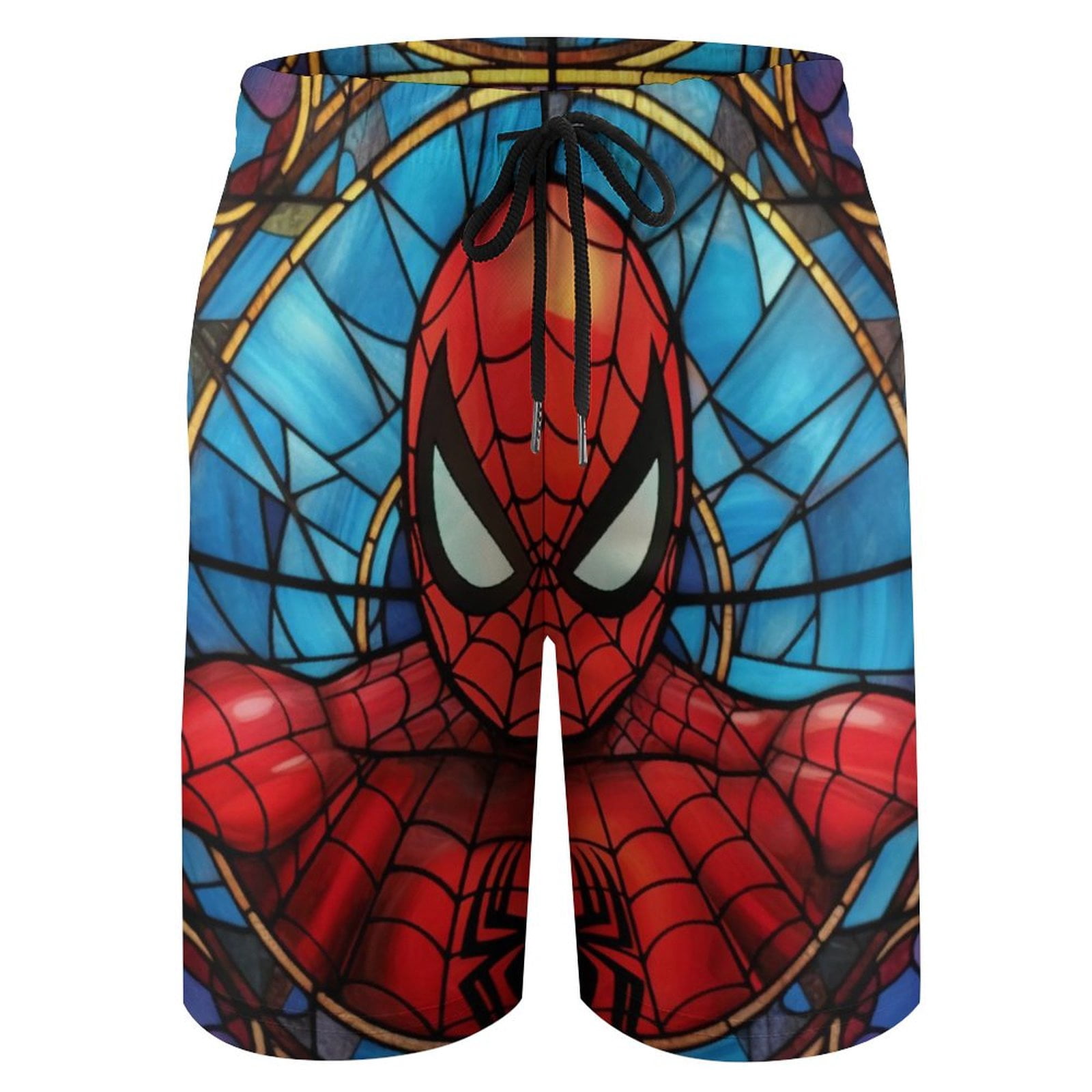 Mens Swim Trunks,Spider-Man Head Boys Swim Trunks Swim Shorts Quick Dry ...