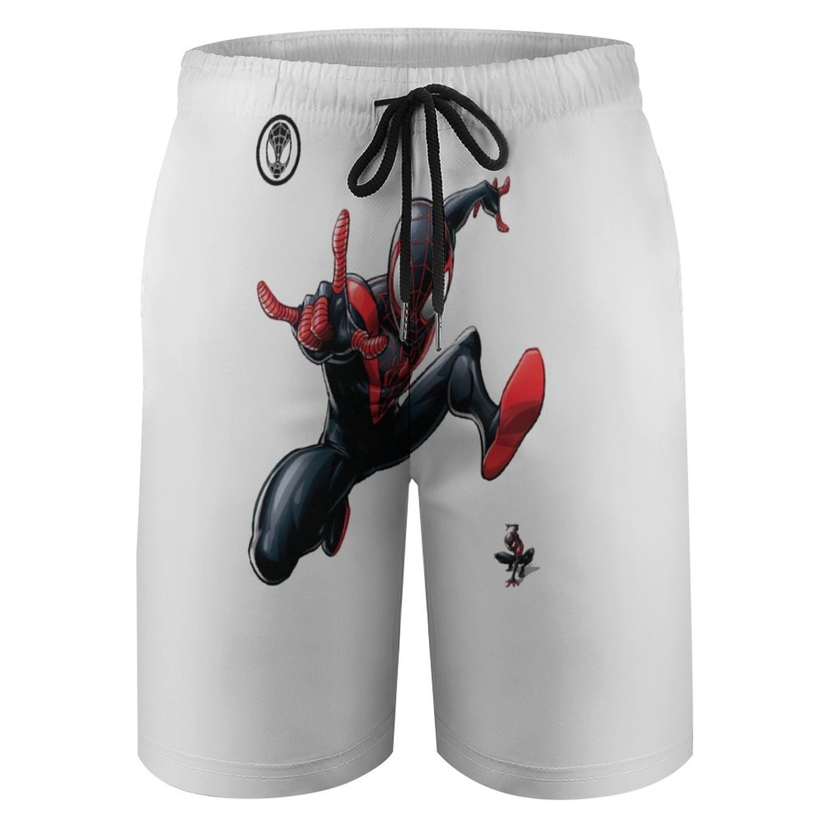 Mens Swim Trunks,Spider-Man Miles Morales Boys Swim Trunks with Boxer ...
