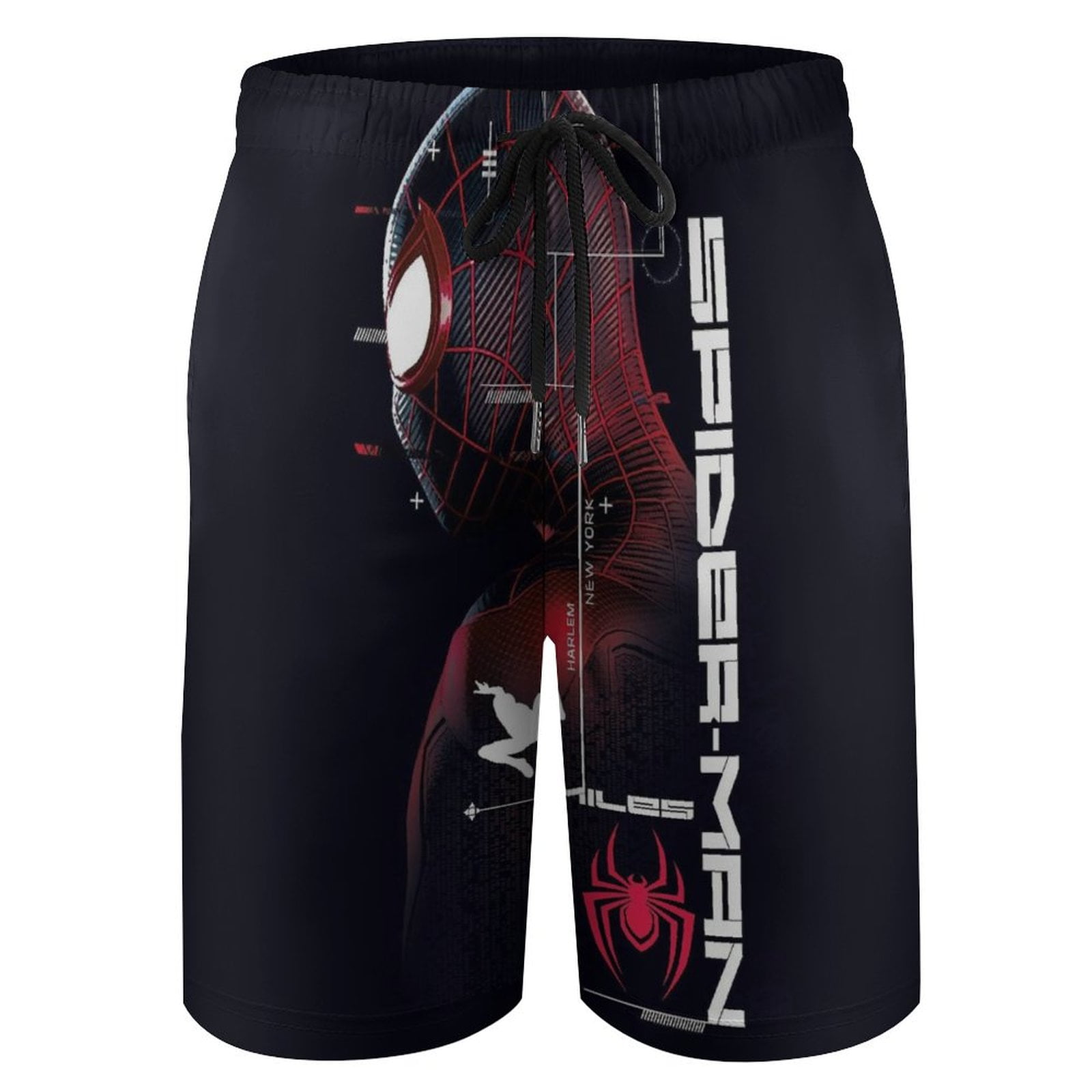 Mens Swim Trunks,Spider-Man Miles Morales Boys Swim Trunks Swim Shorts ...