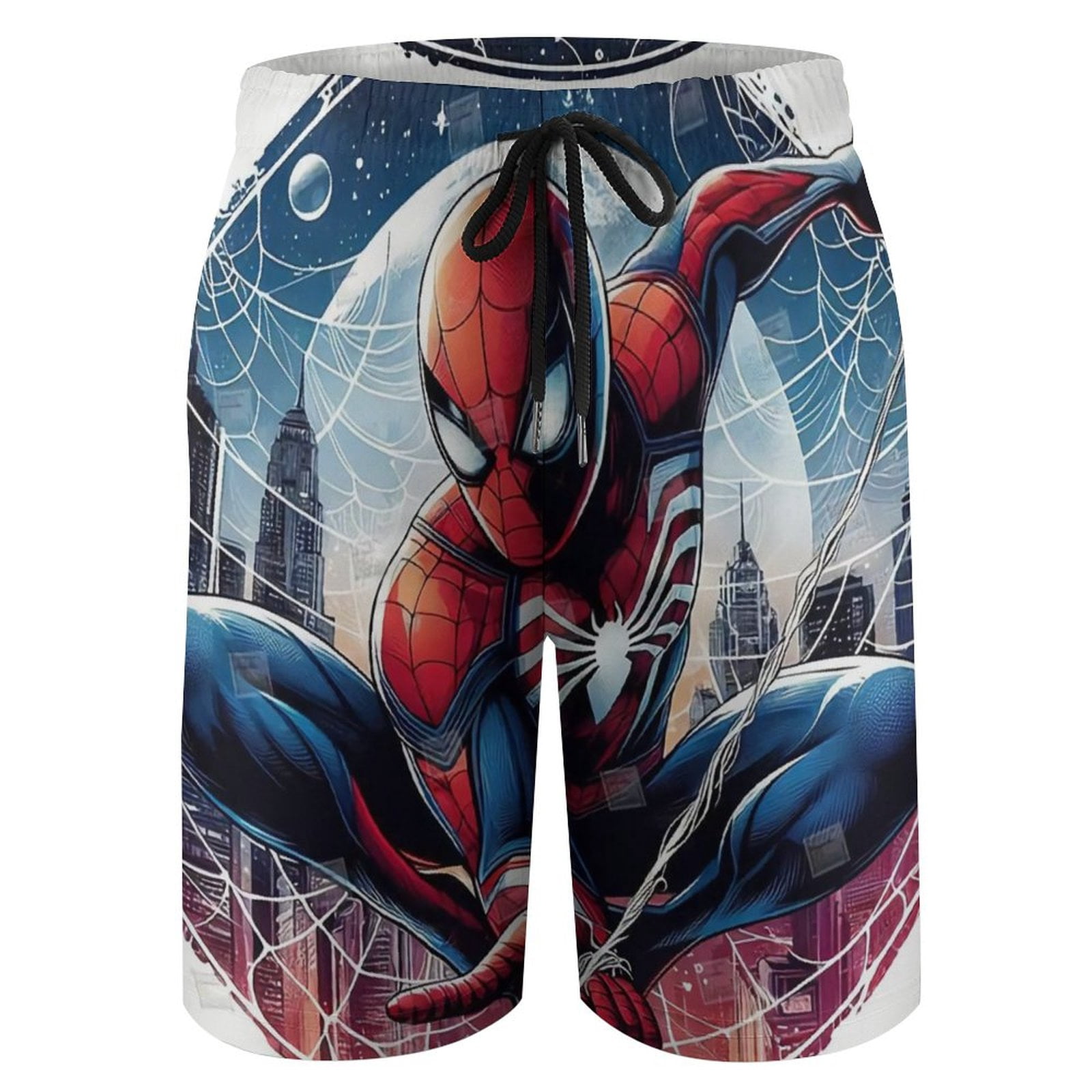 Mens Swim Trunks,Spiderman PNG Boys Swim Trunks Compression Liner Swim ...