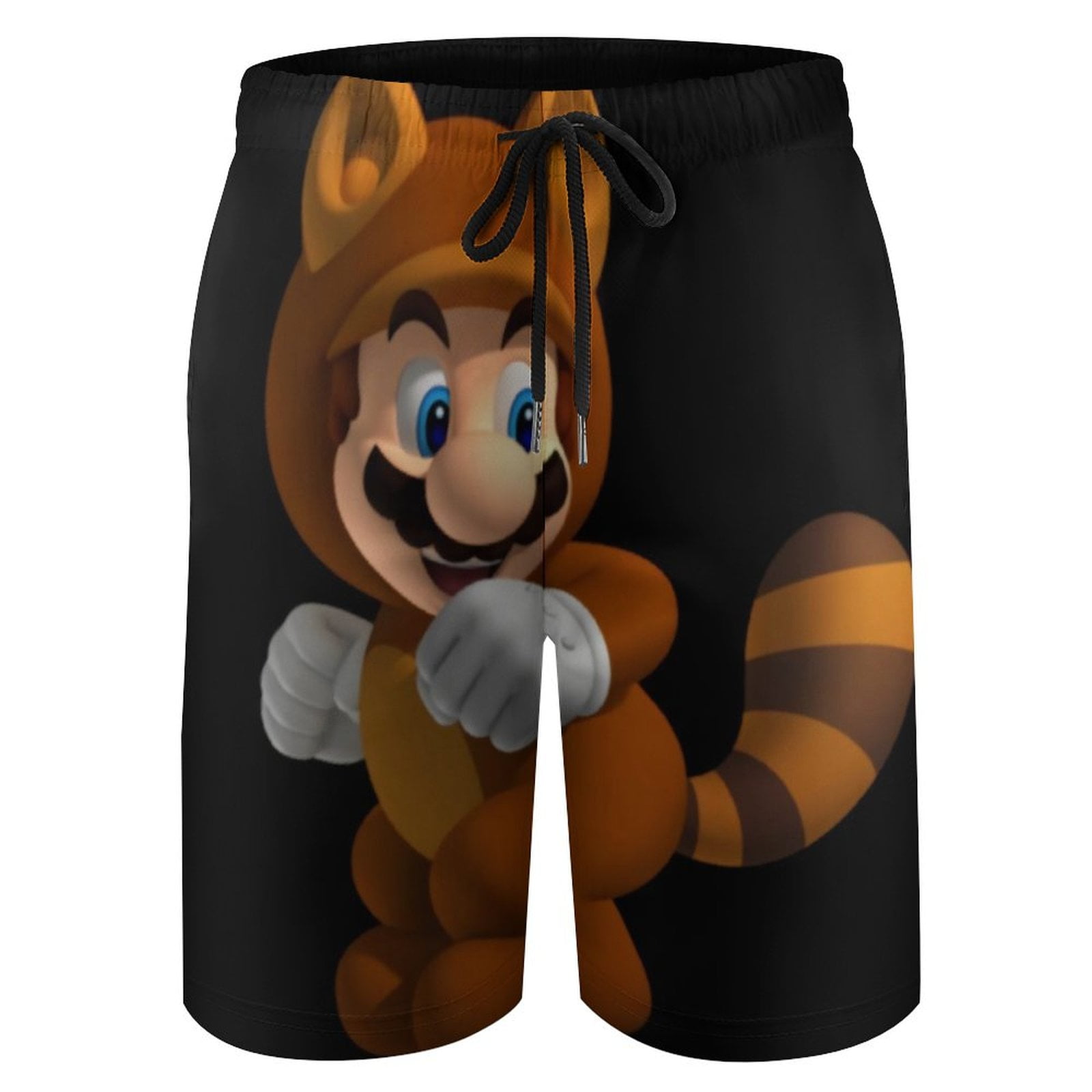 Mens Swim Trunks,Super Mario Goomba Boys Swim Trunks with Boxer Brief ...