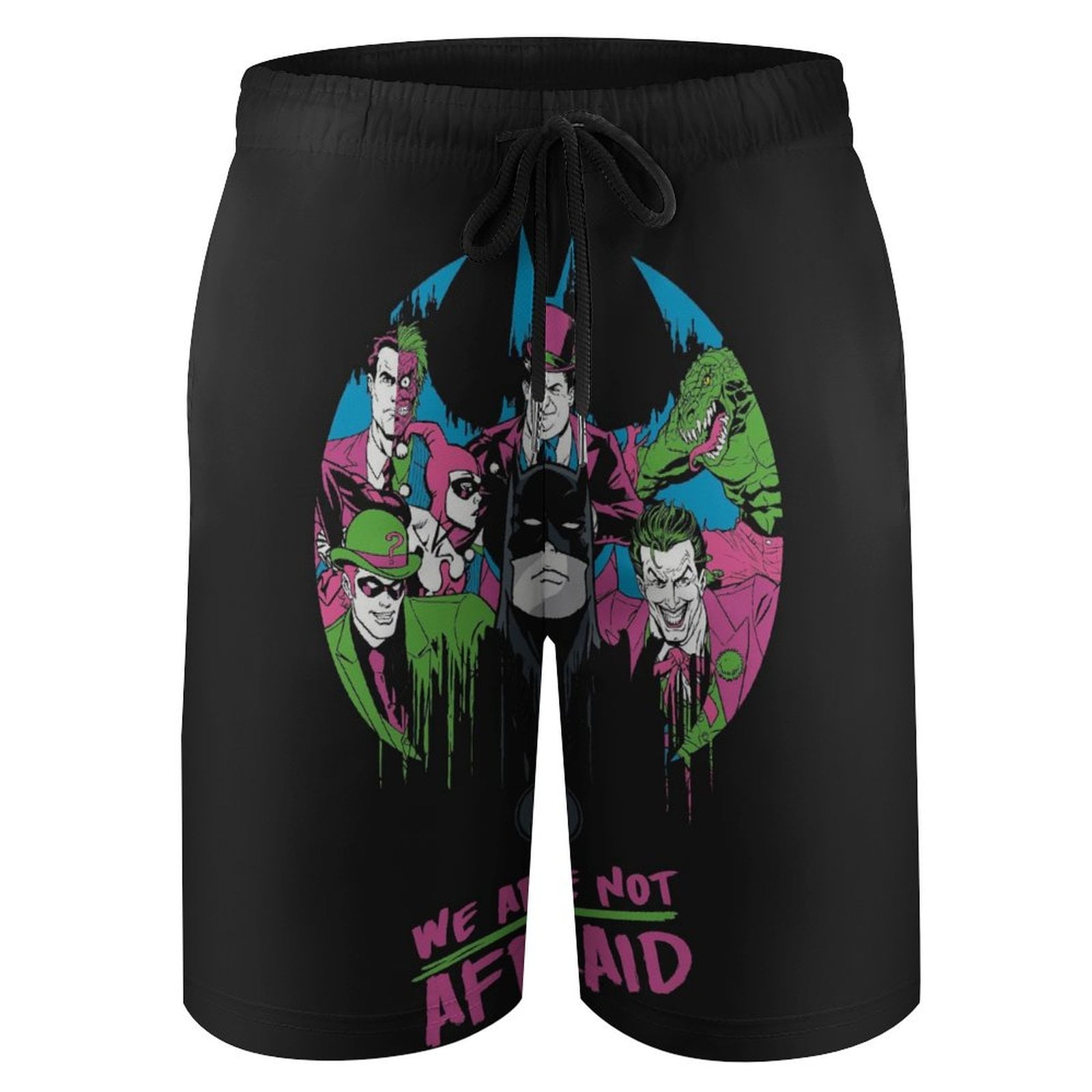 Mens Swim Trunks,Trends International DC Comics Batman Boys Swim Trunks ...