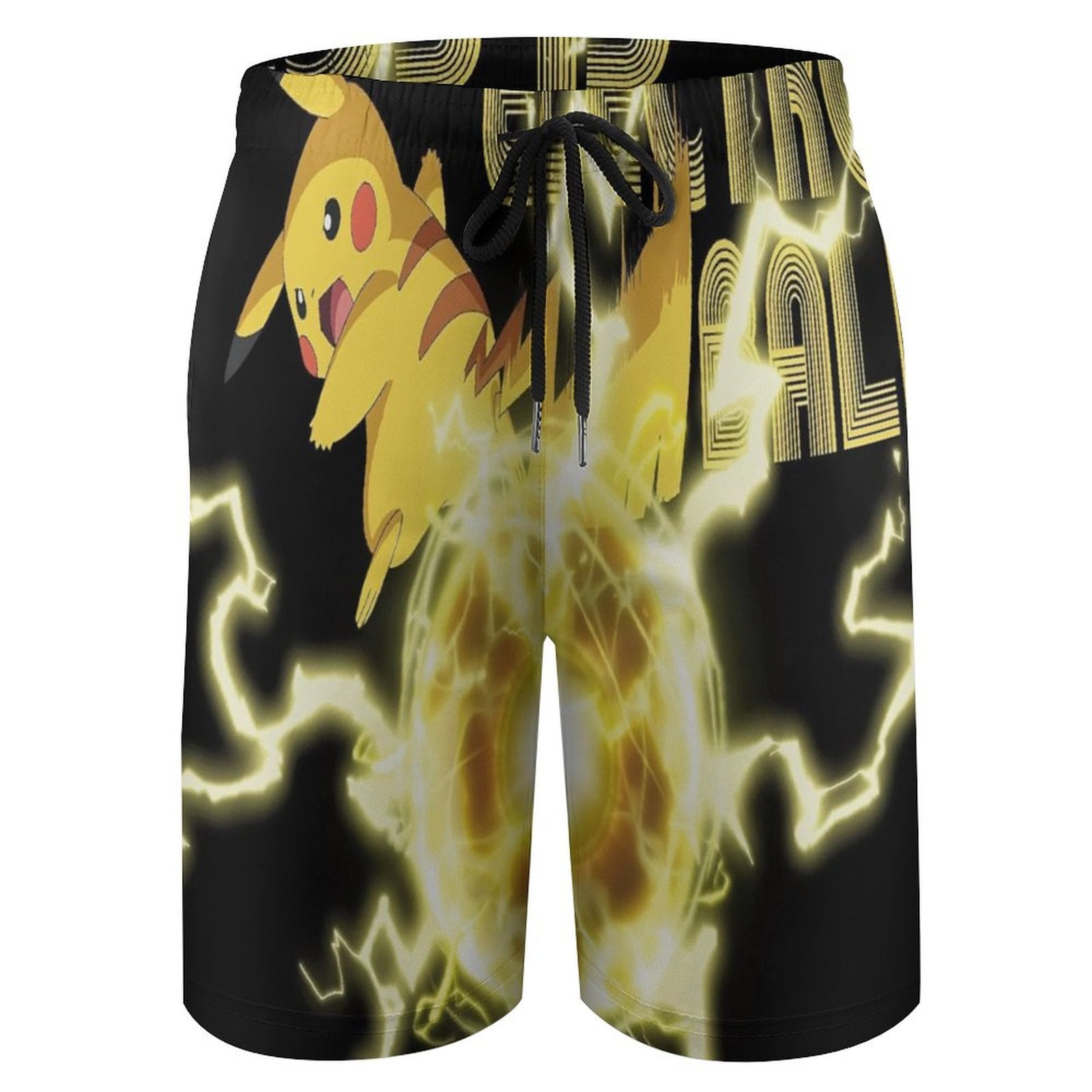 Mens Swim Trunks,Trends International Pokémon - Pikachu Boys Swim ...