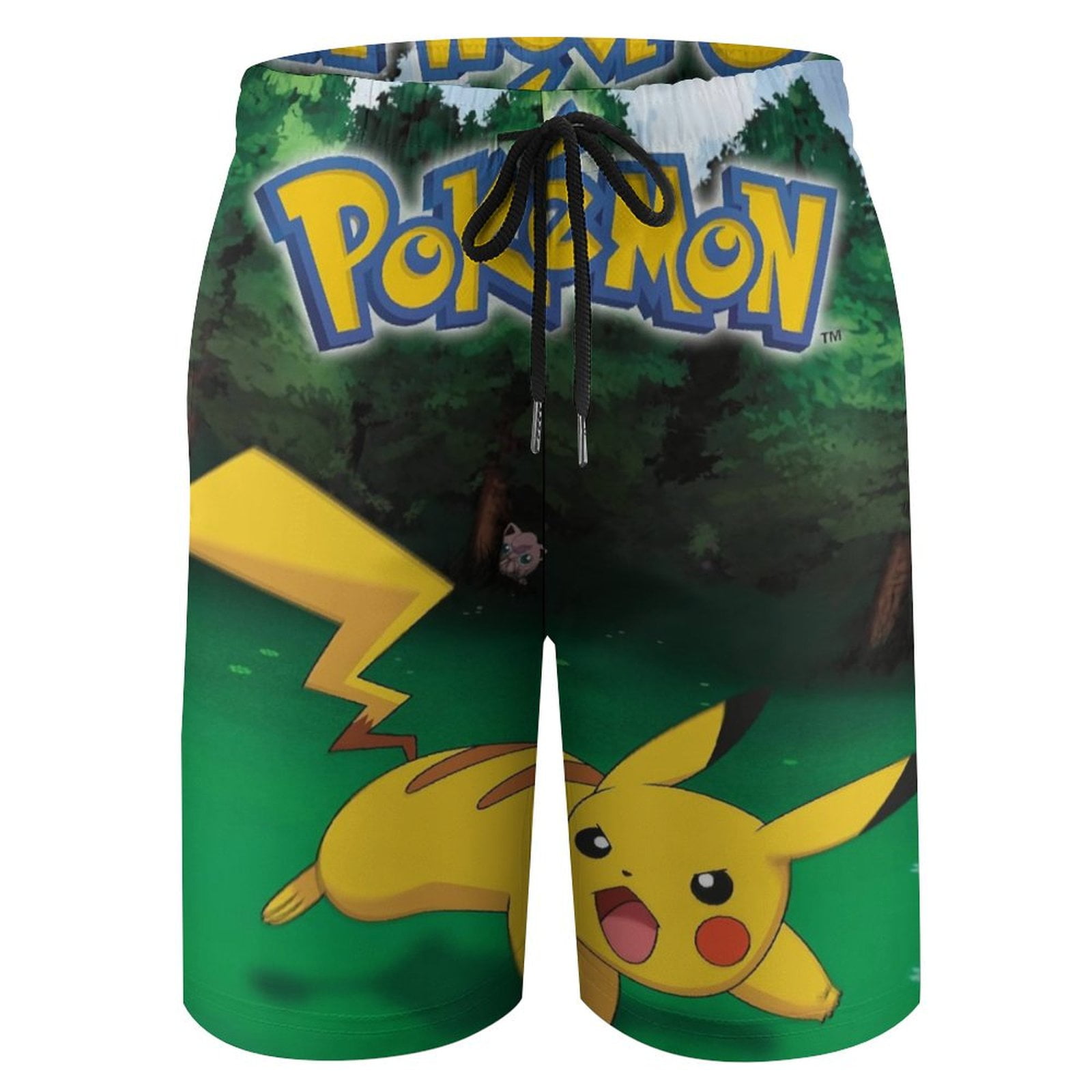 Mens Swim Trunks,Trends International Pokémon,Pikachu Catch Boys Swim ...